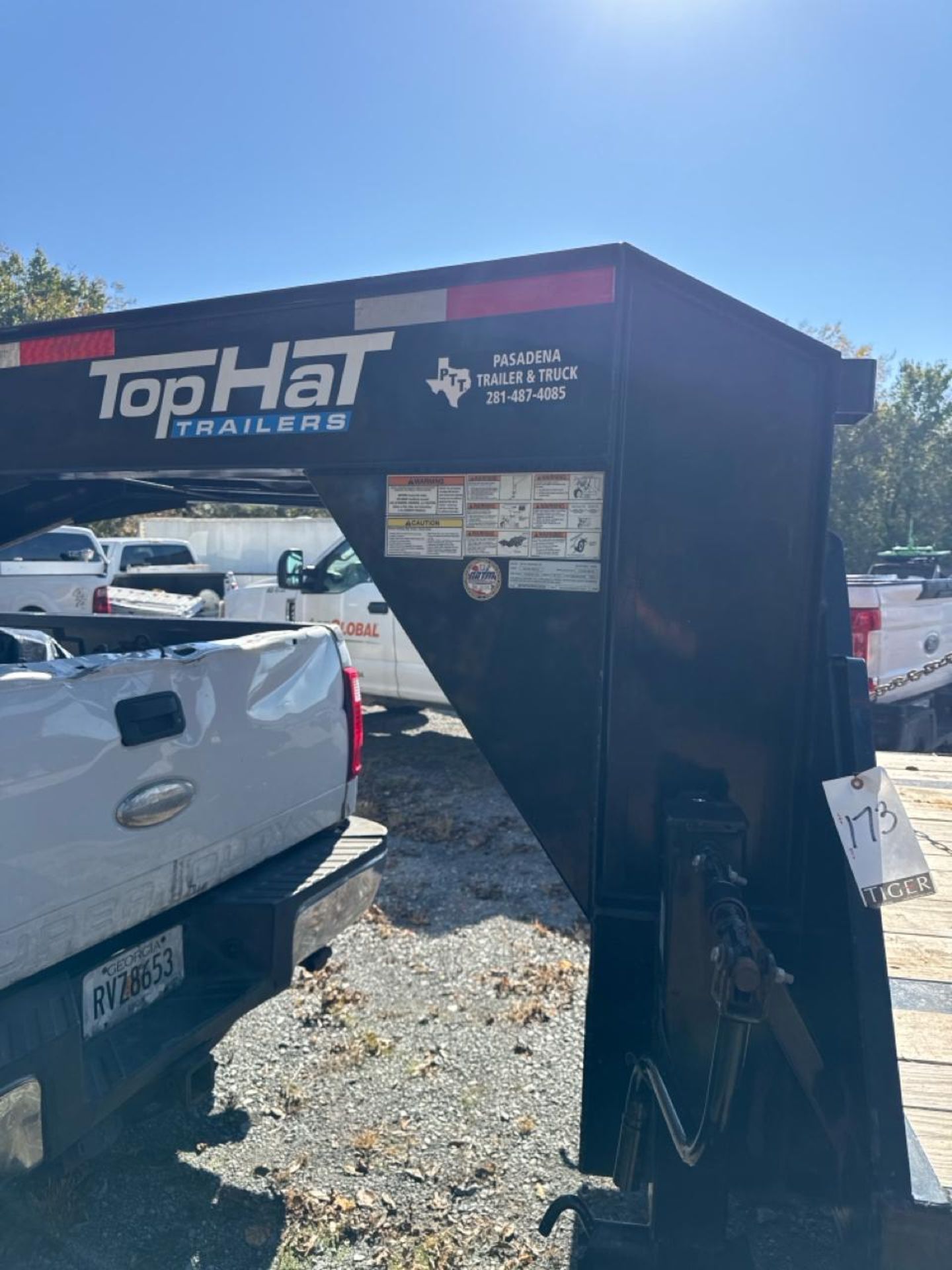 2023 Top Hat 25' Gooseneck Flatbed Trailer w/ Ramp, Vin ...