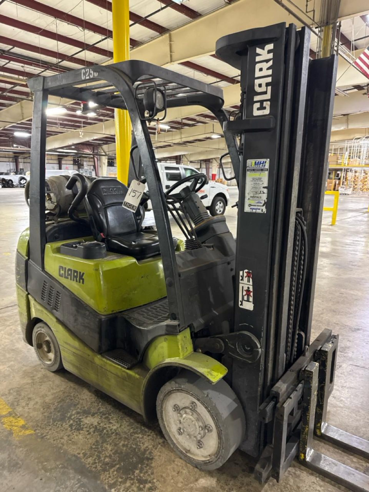 2002 Clark Propane Forklift, M/N- C25CL, S/N- C-232L-0017-9582KF ...