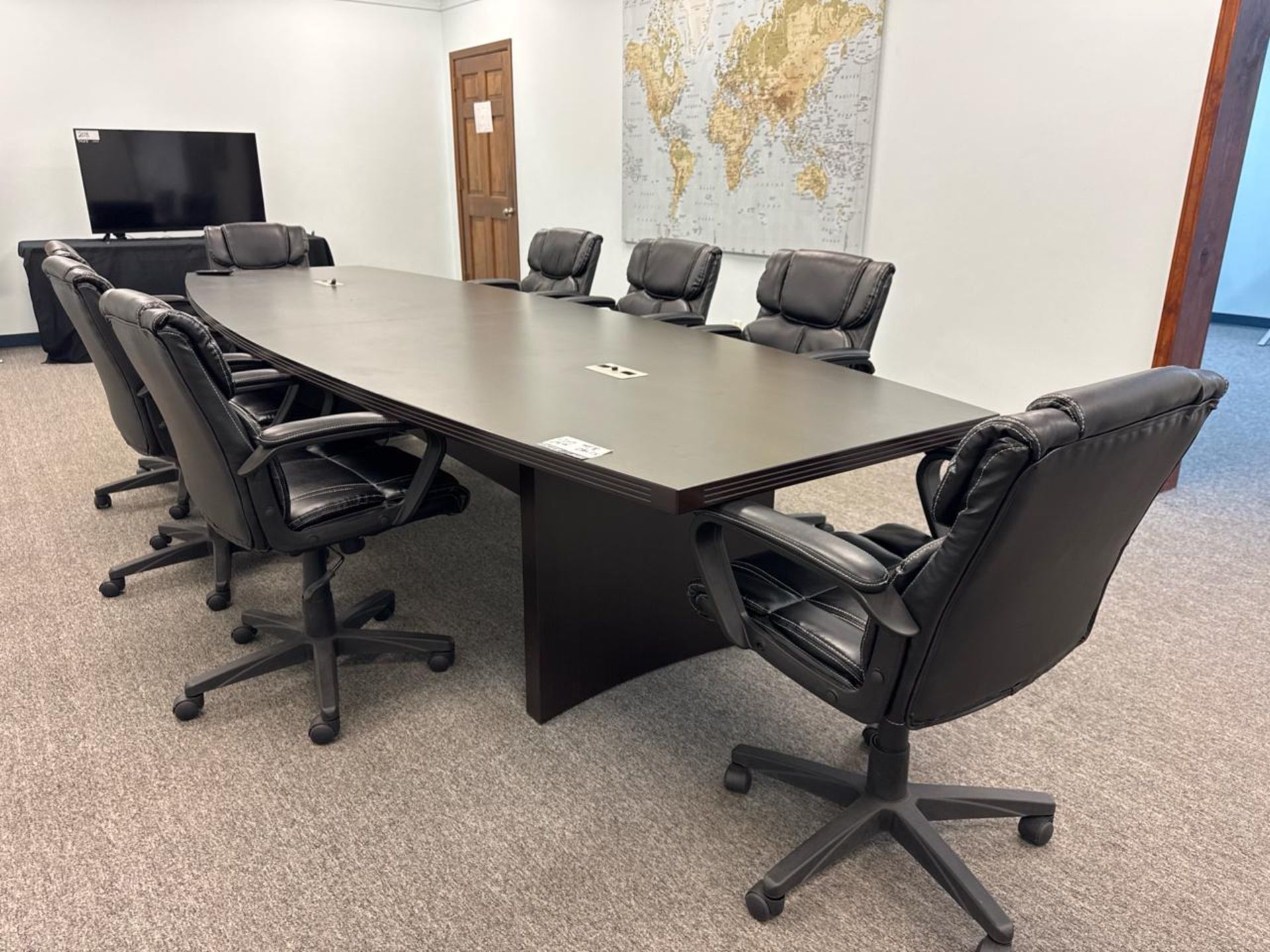 Lot Conference Table & (8) Chairs, 144"X48"