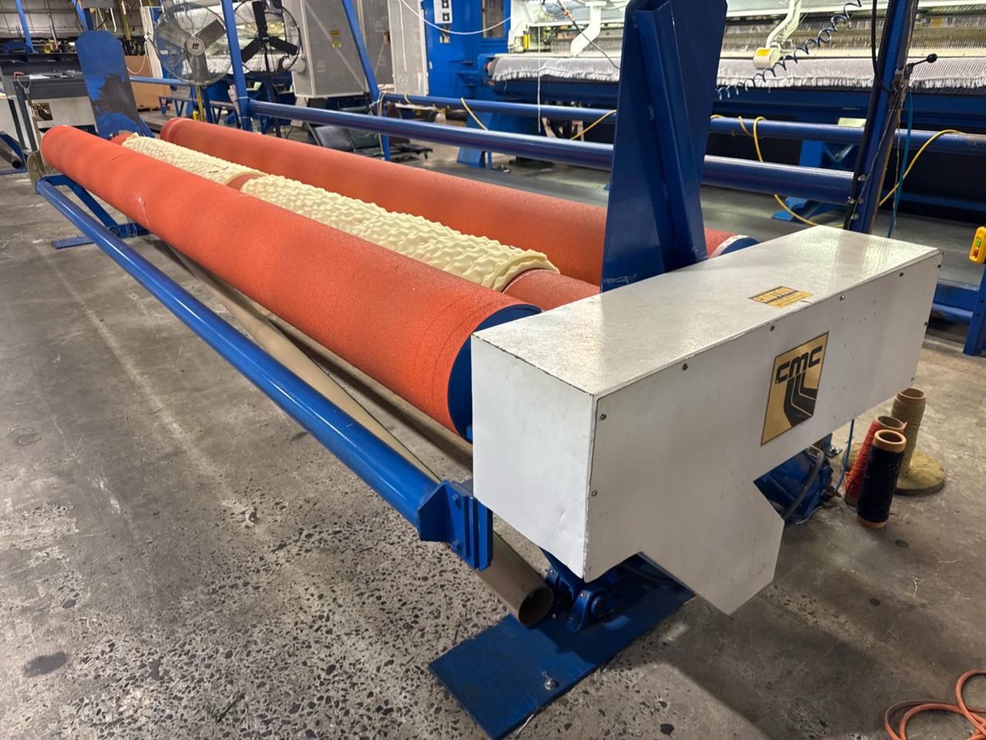 2008 CMC ½ Gauge Single Feed Tufting System, M/N- Concept 2000, S/N ...