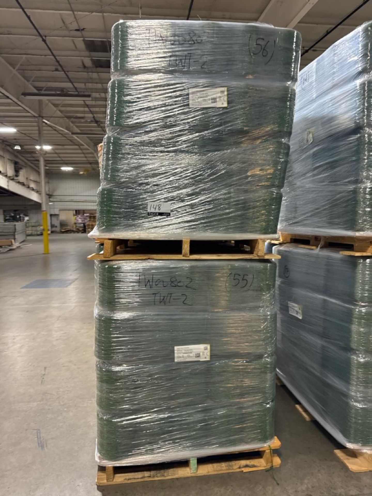 Lot Slit Film Field Green Yarn (47) Pallets/50,643 lbs. **Please Note ...