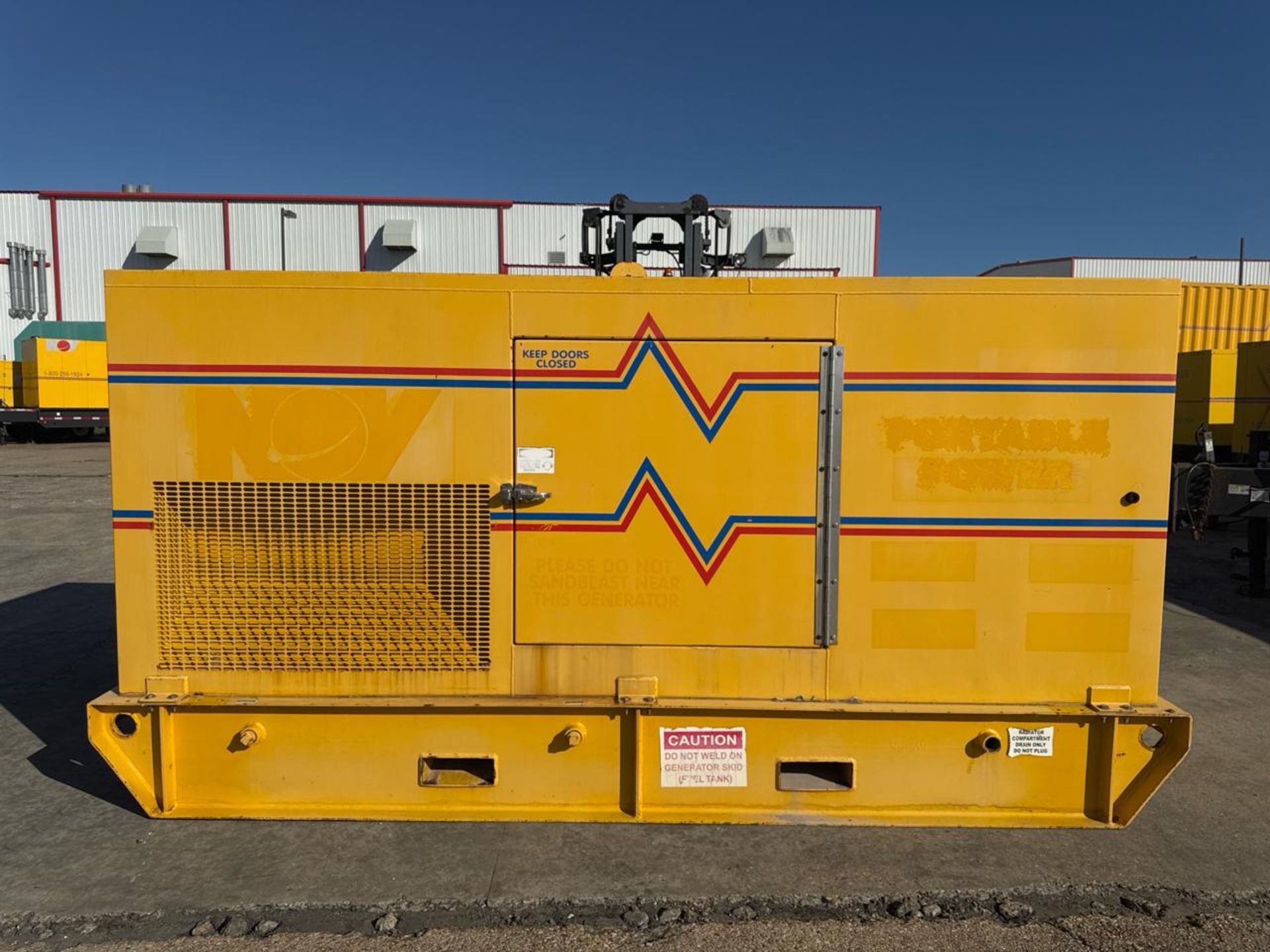 2007 100 KW Skid Mounted Gen-Set, Marathon Gen. End, M/N- 363PSL1641 ...