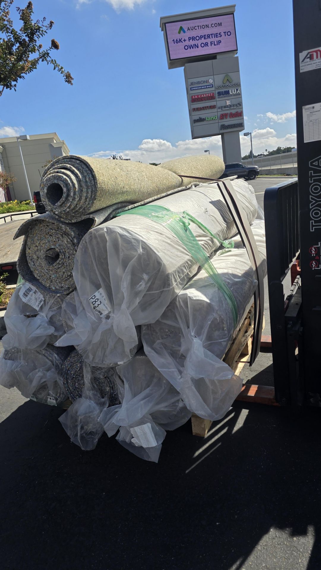 MOHAWK P83A VESSEL THIN CARPET PADDING ROLLS