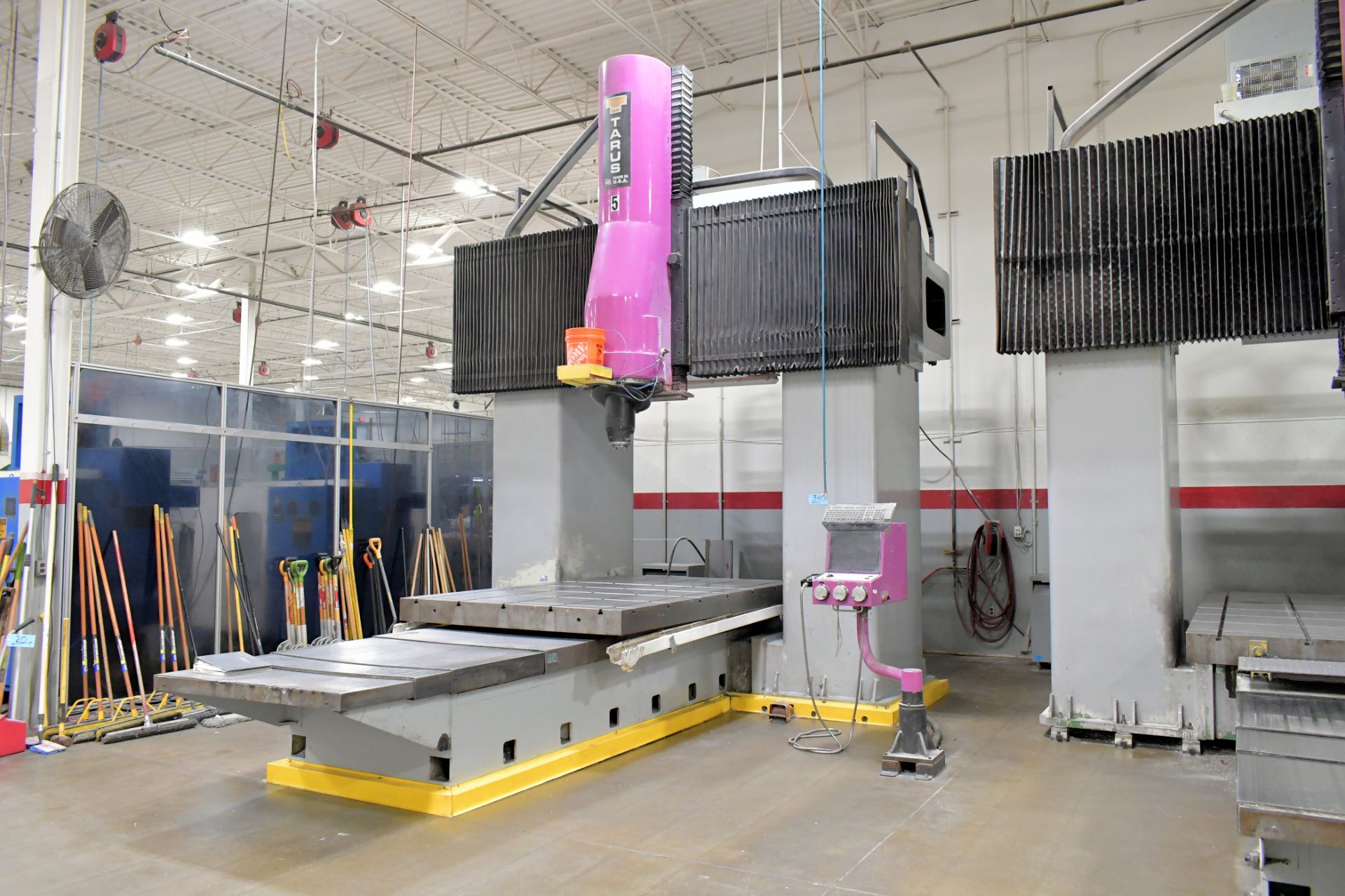 1997 Tarus Model HS-8412/48 3+2 Axis Dual Column CNC Bridge Mill, s/n ...