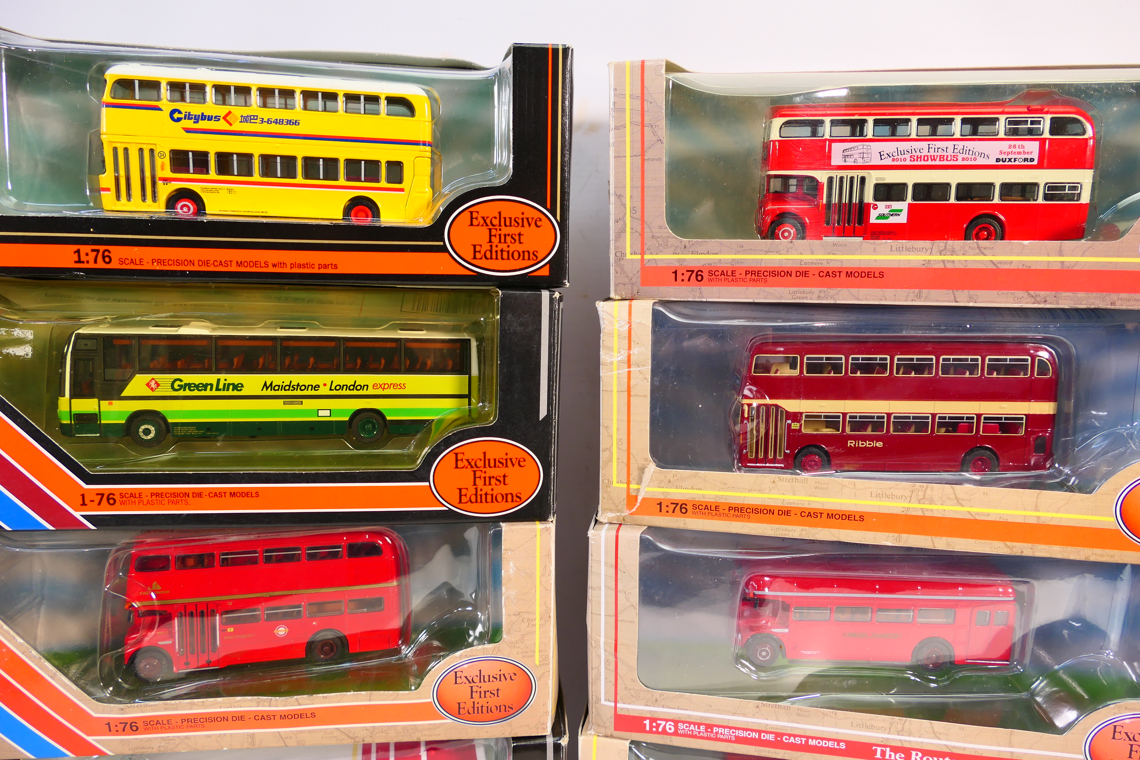 EFE - 20 x boxed bus models in 1/76 scale including Atlantean in First ...