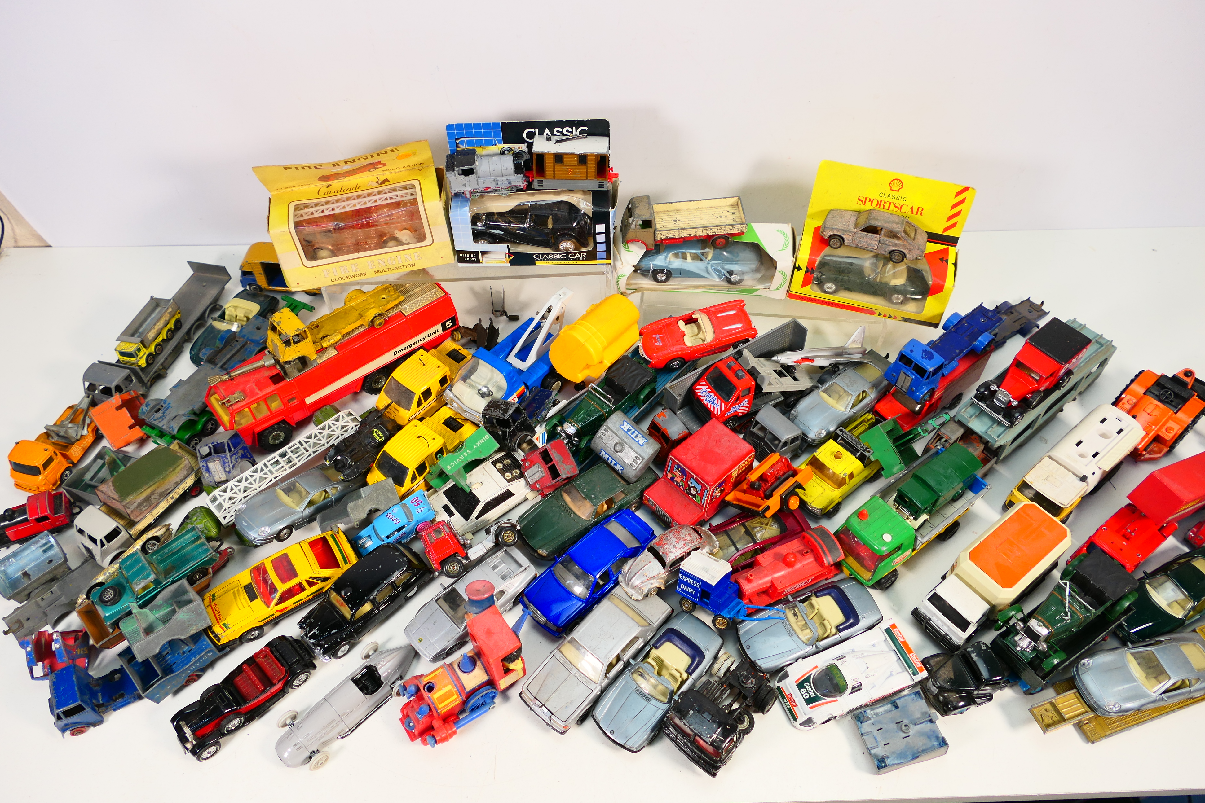 Dinky Toys - Corgi Toys - Matchbox - Benbros - Others - A large ...