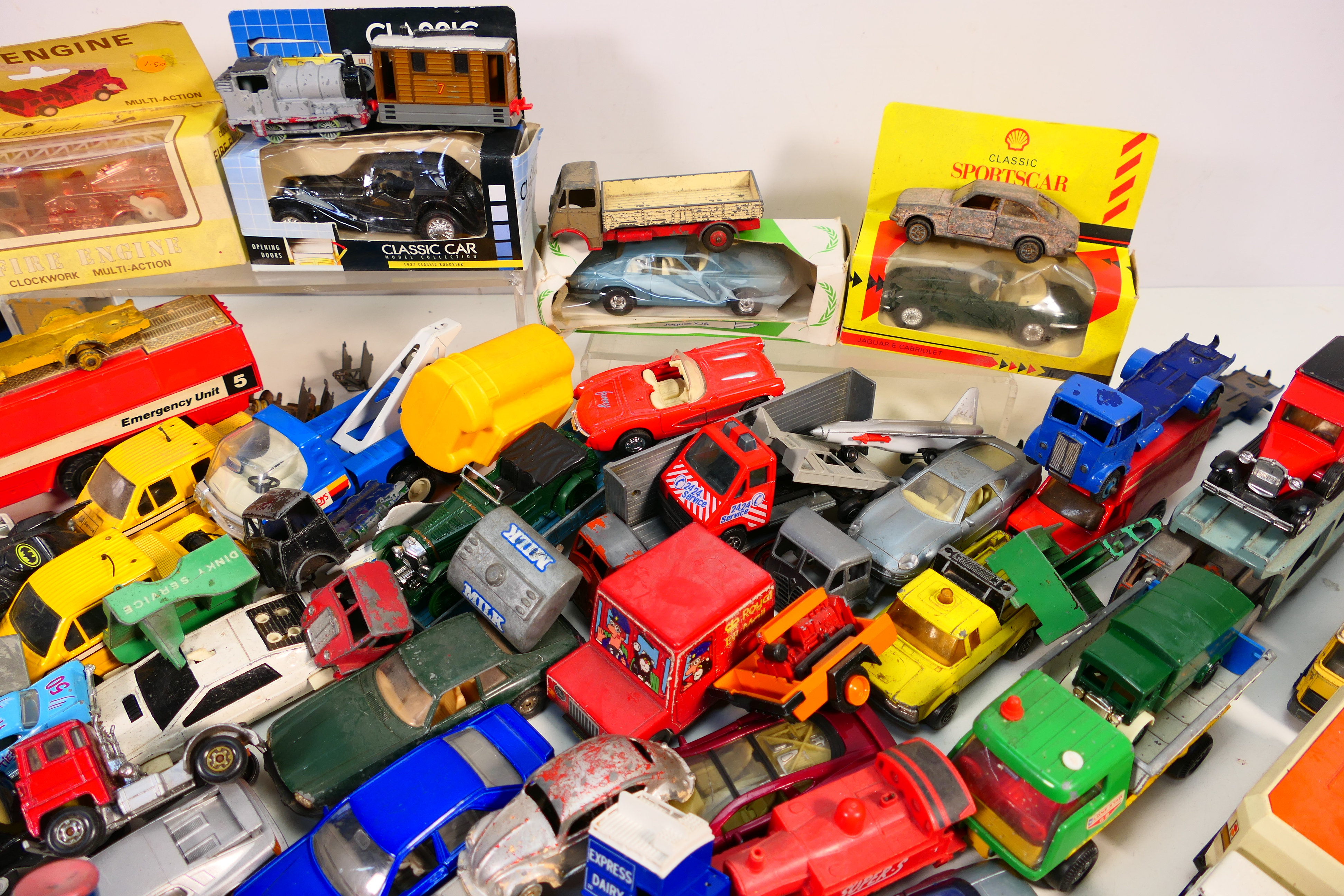 Dinky Toys - Corgi Toys - Matchbox - Benbros - Others - A large ...
