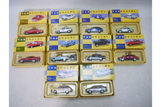 Vanguards - A collection of 10 boxed Vanguards diecast models vehicles ...