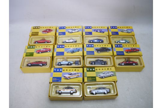 Vanguards - A collection of 10 boxed Vanguards diecast models vehicles ...
