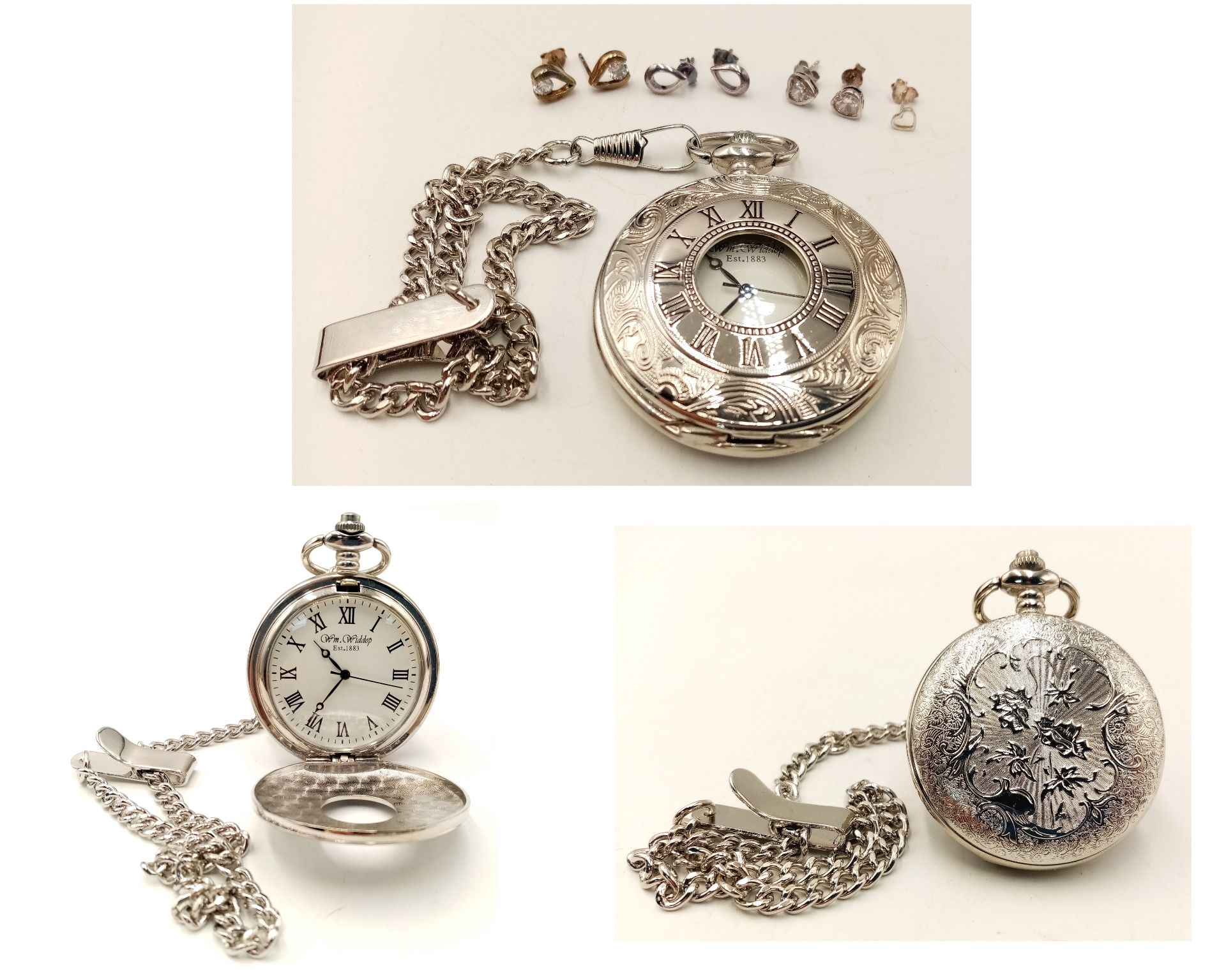 Selection of modern POCKET WATCHES. All in working order. Please see ...