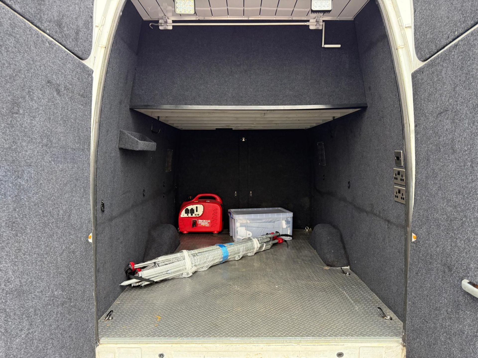 FORD TRANSIT CAMPER WITH LIVING AND GARAGE AREA 2.4 TDCI 140 M/R JUMBO ...
