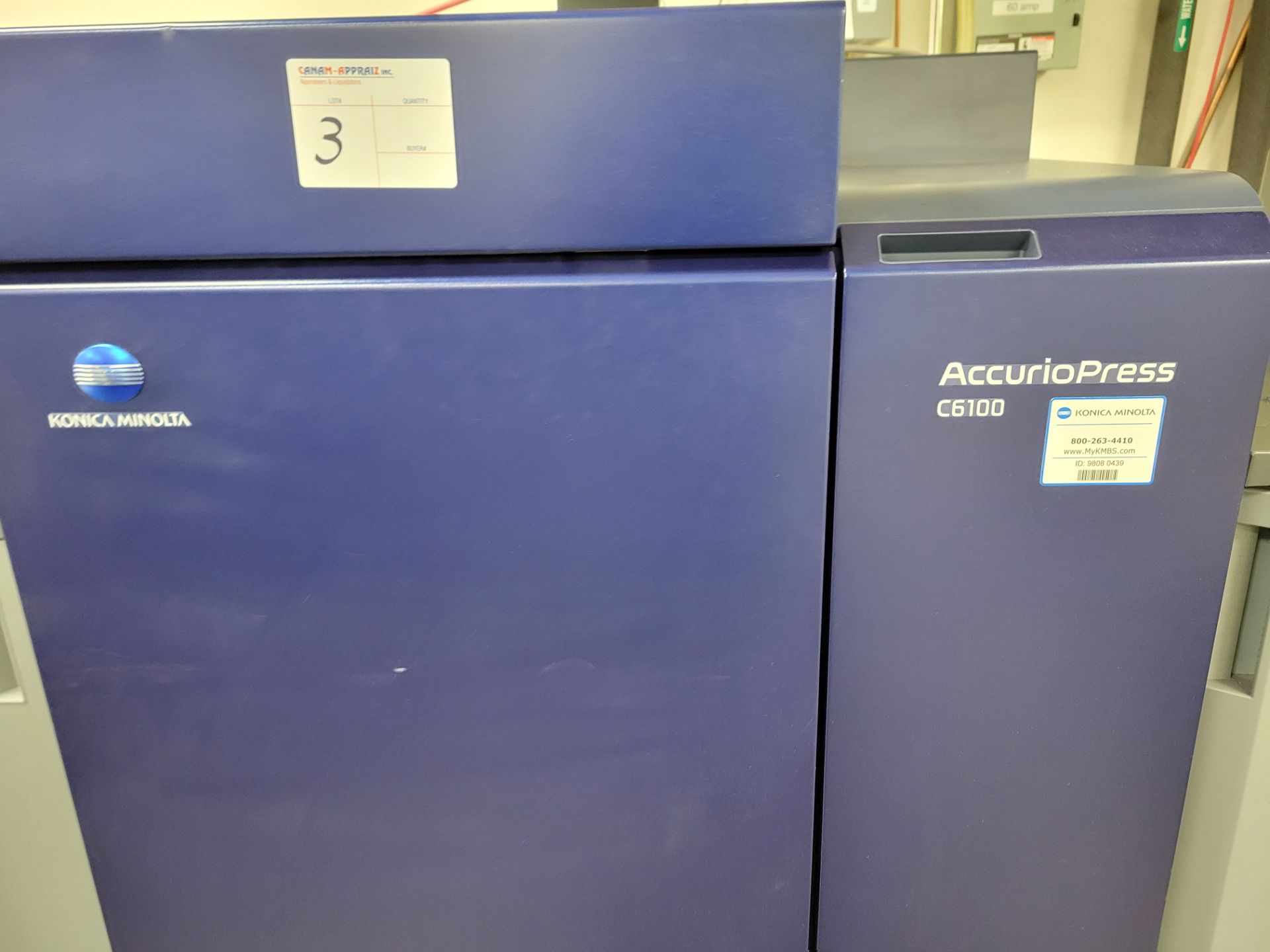AccurioPress C6100 Digital Colour Press w/ Konica Minolta IC-315 Fiery ...