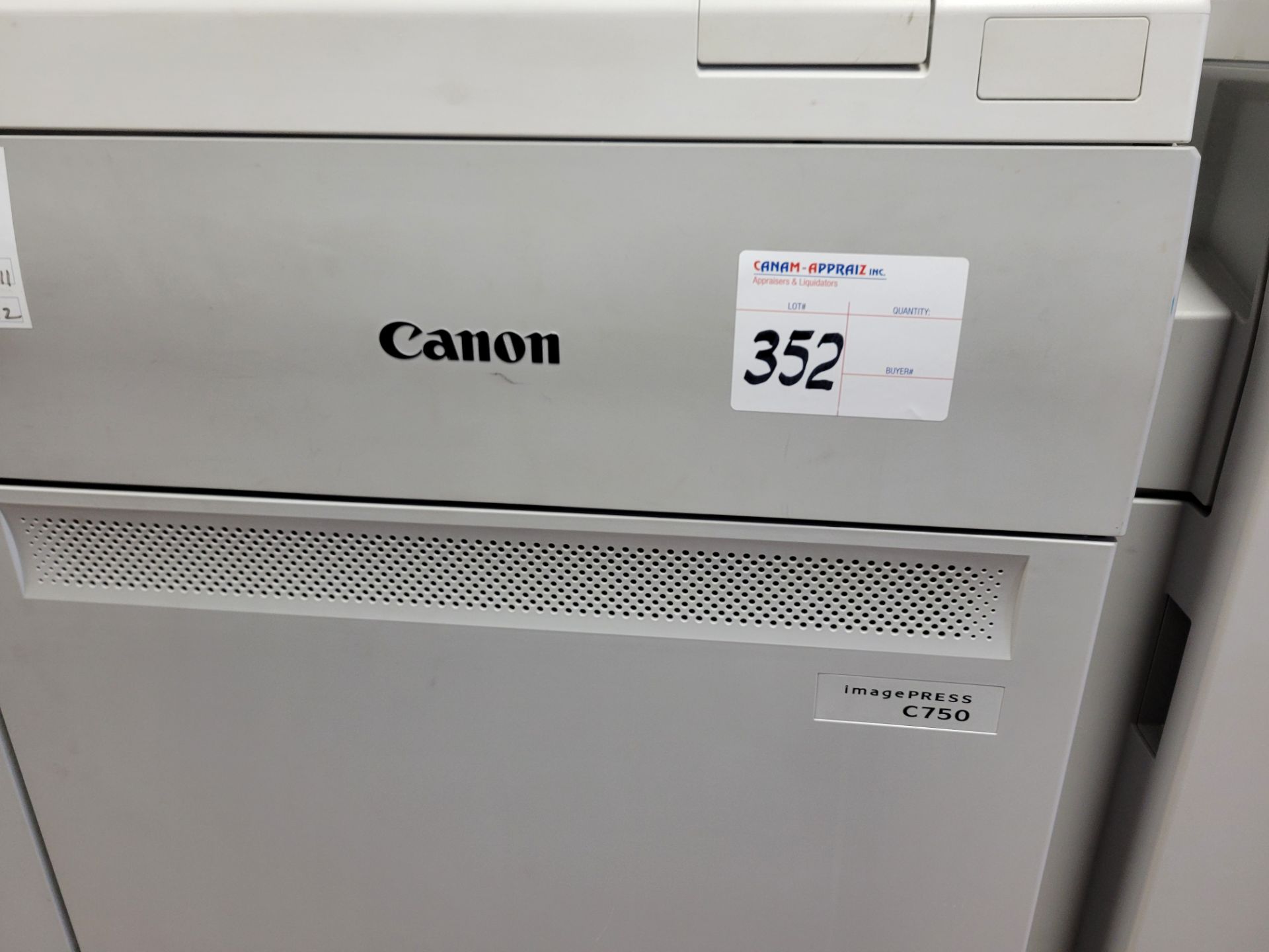 Canon imagePRESS C750 Digital Color Production Printer with Finisher ...