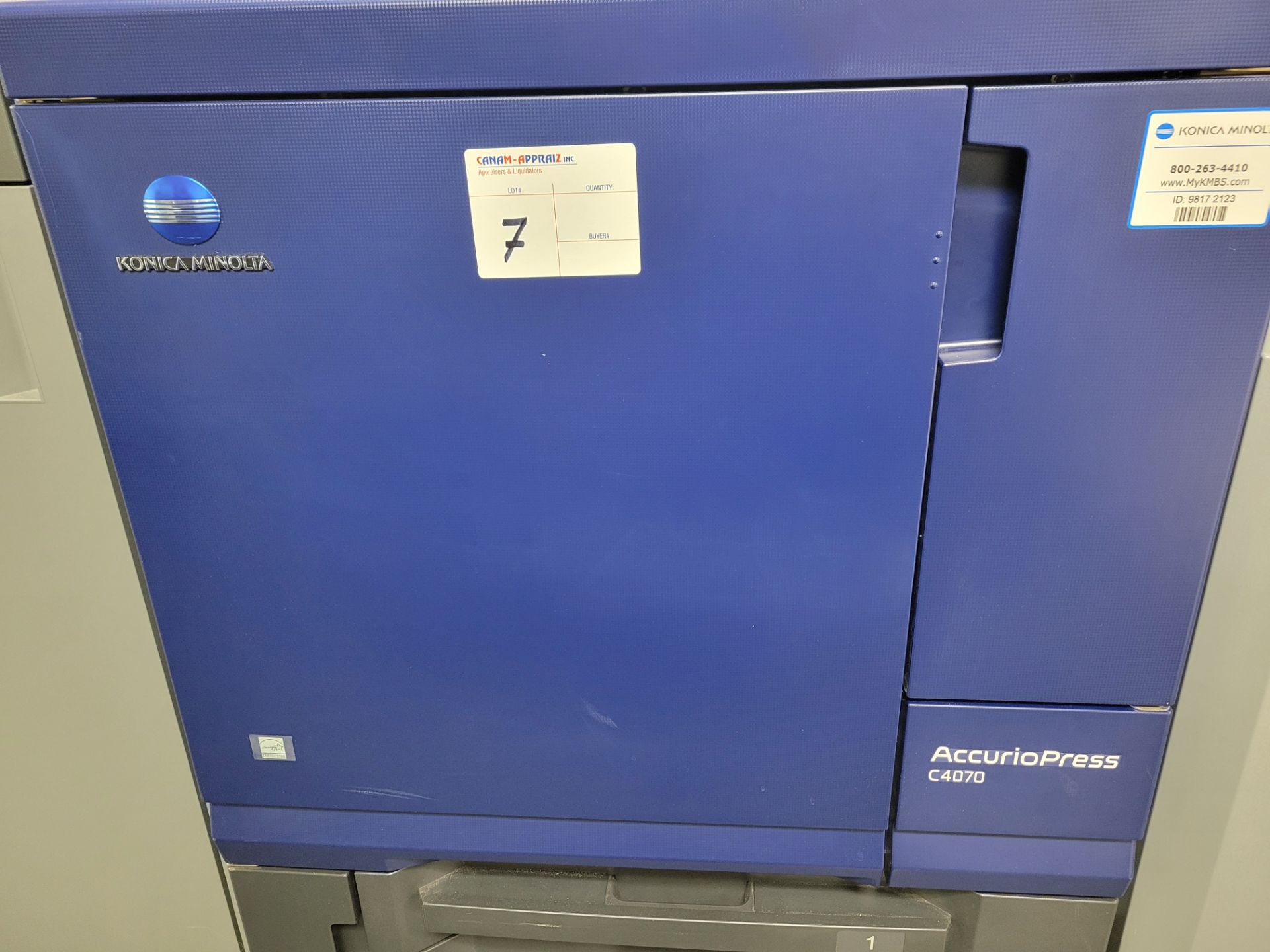 Konica Minolta AccurioPress C4070 Color Production Printer