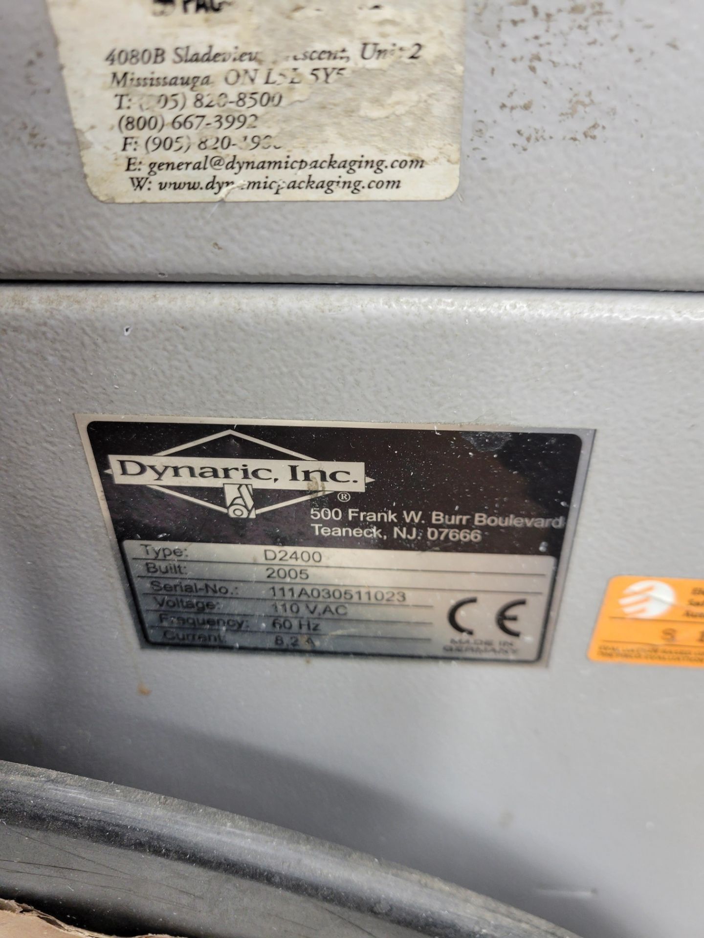 Dynaric Inc. D2400 Automatic Strapping Machine