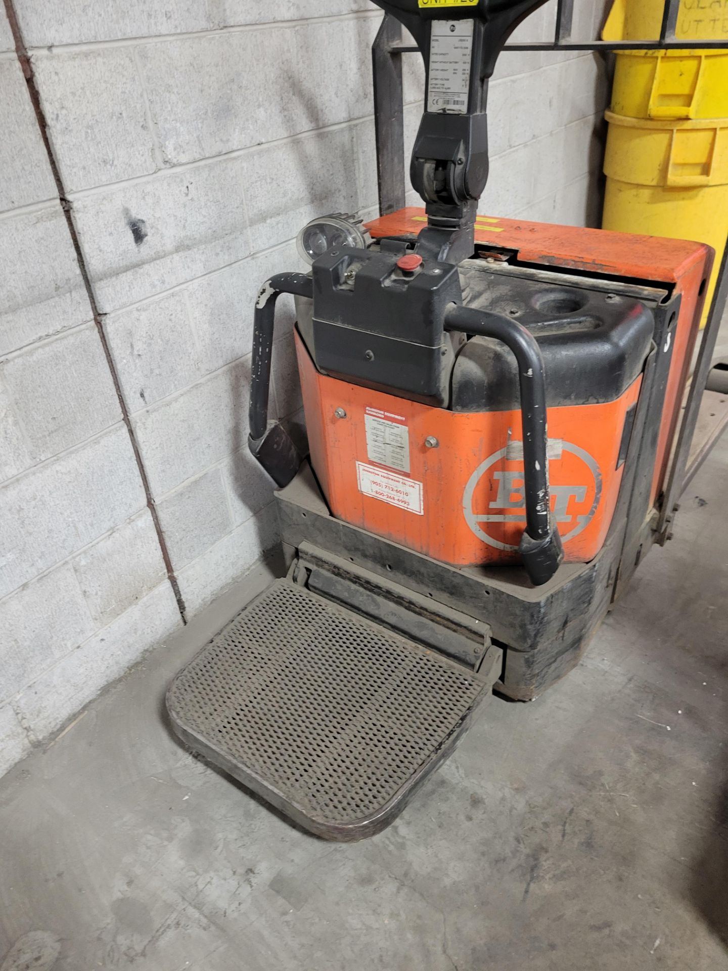 Raymond Electric Pallet Jack, with Stand-On Platform, 6000 lb Capacity ...