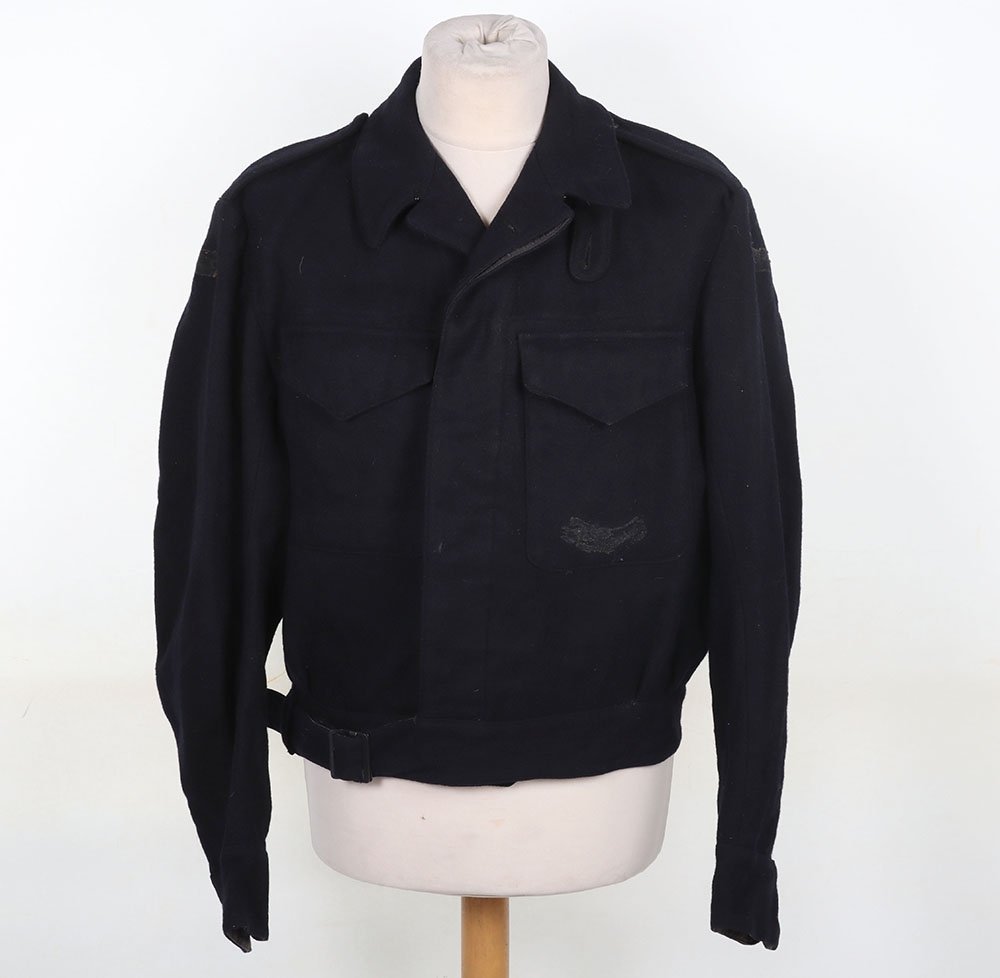 WW2 Civil Defence Battle Dress Blouse, 1945. A good original example of ...