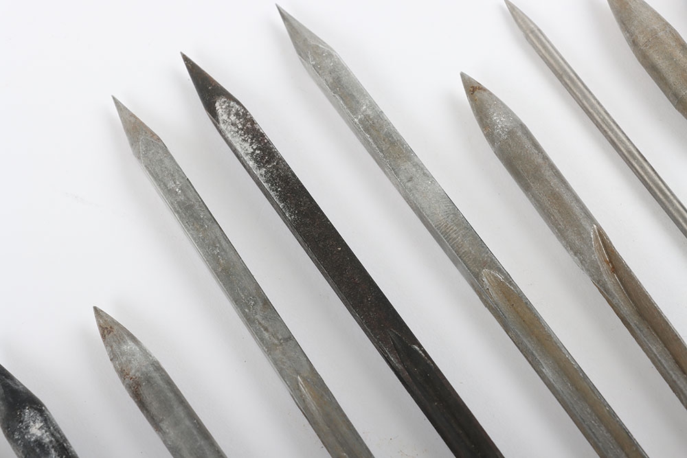 WW1 Aerial flechettes. A selection of modern made steel flechettes ...