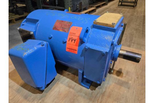 General Electric 40 HP DC motor m/n 5CD183SA850B801, s/n HR-3-10-HR ...