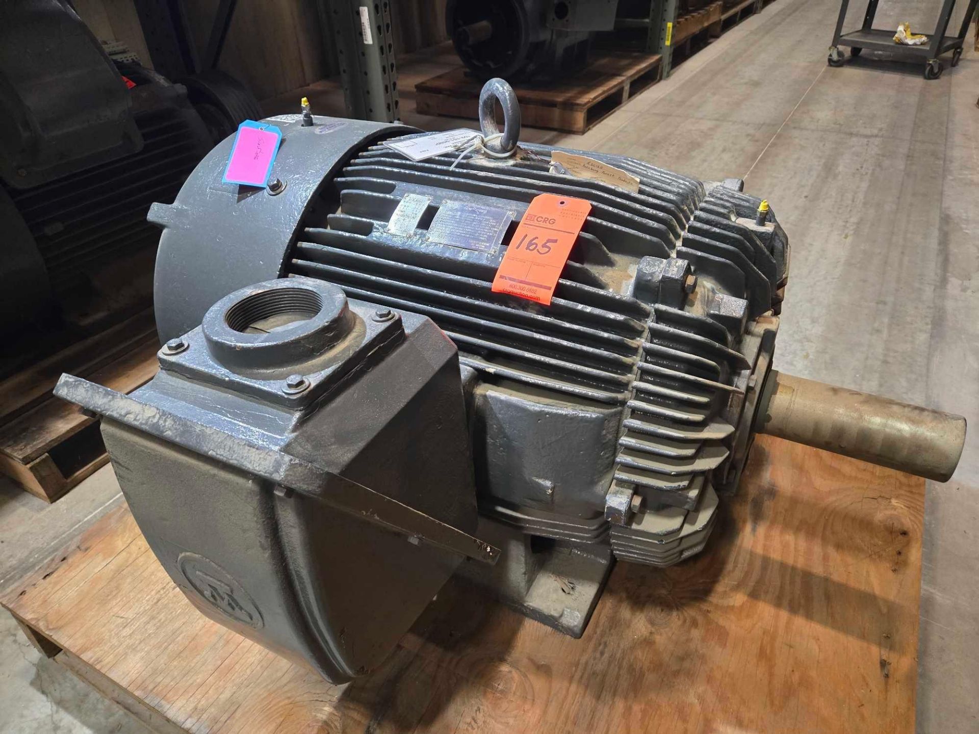 Westinghouse 150 HP AC motor, 1775 RPM's, 460V, 445T frame, (AA07)