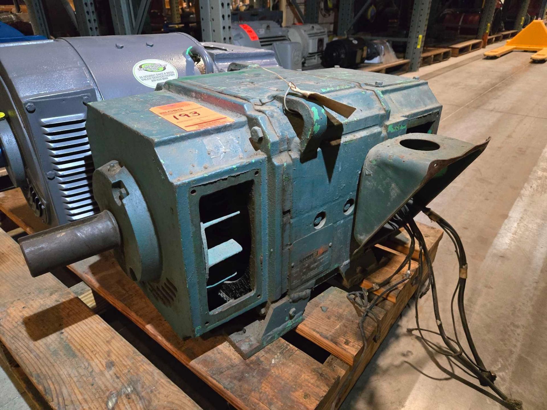 Reliance 40 HP DC motor, 1750/2100 RPM's, 500V, 8327ATZ frame, (AF11)
