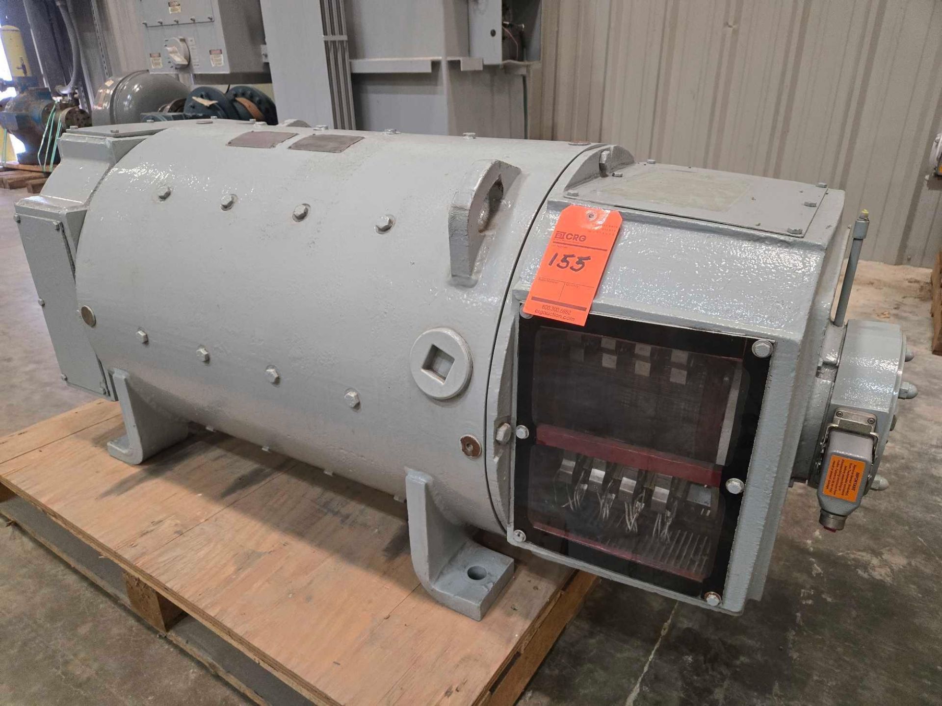 General Electric 300 HP motor, 1150/1600 RPM's, 500V, (Back Wall)