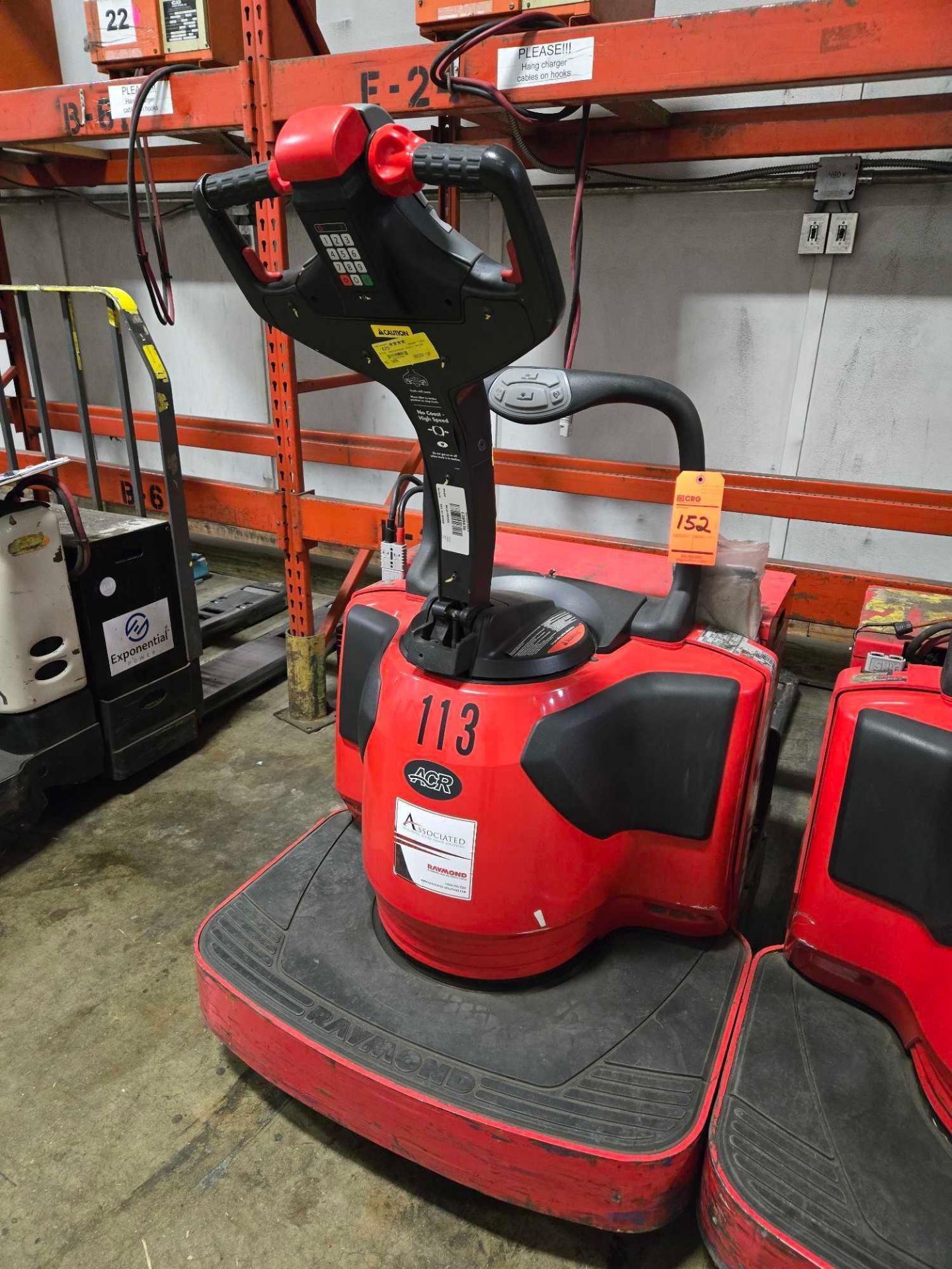 2021 Raymond Stand On Electric Pallet Jack, Model 8410, 6,000 Lb ...