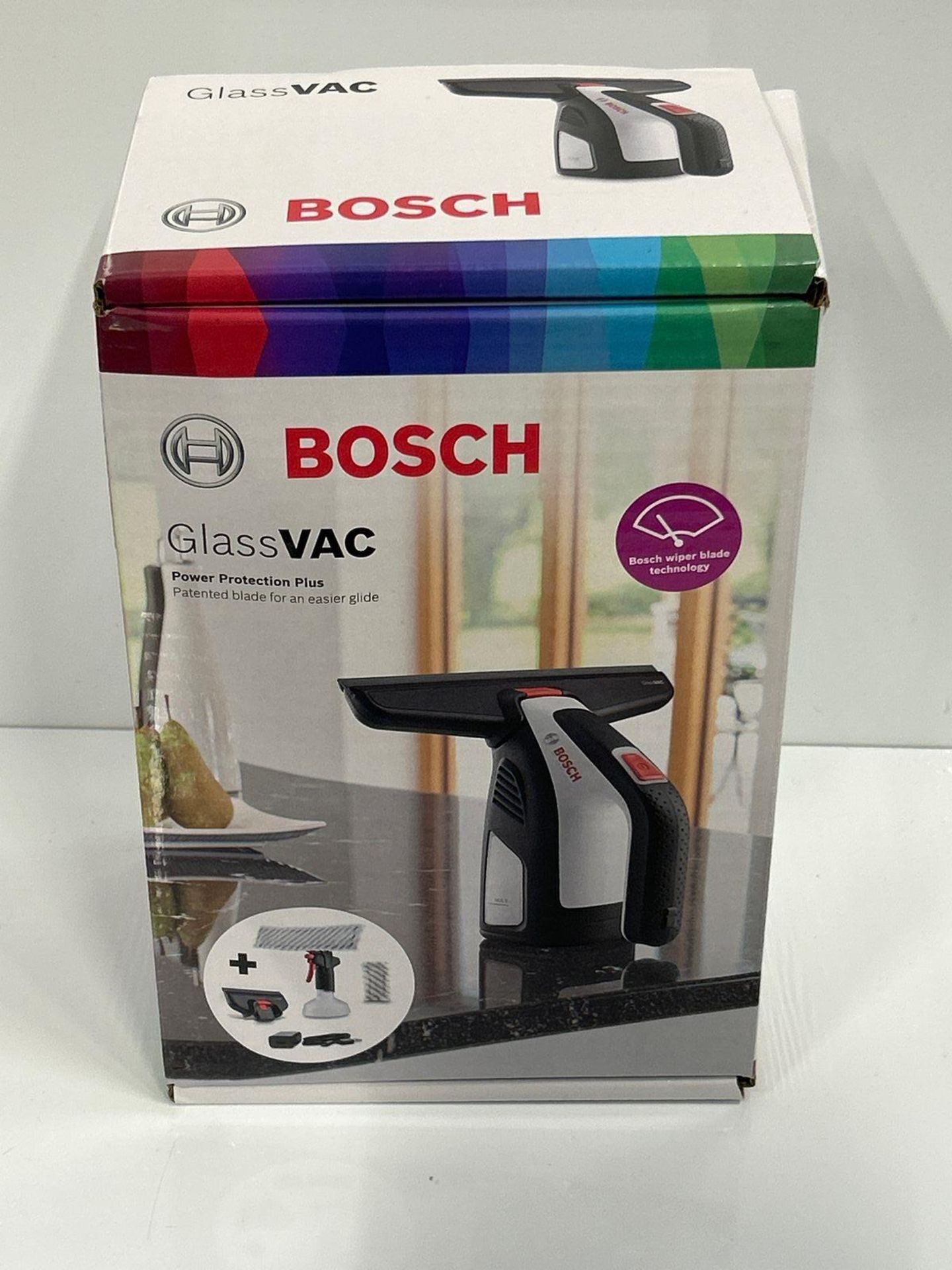 Retail TitleBosch Cordless Window Vac GlassVAC (for windows, tiles ...