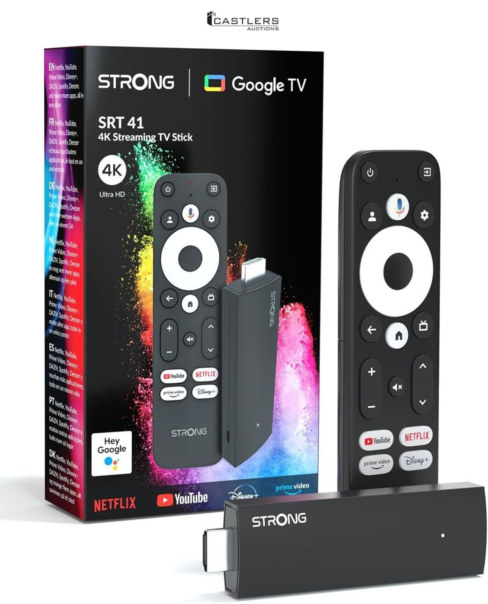 Retail TitleSTRONG - Streaming Android TV Stick 2K - Leap-UNA - WiFi 5 ...