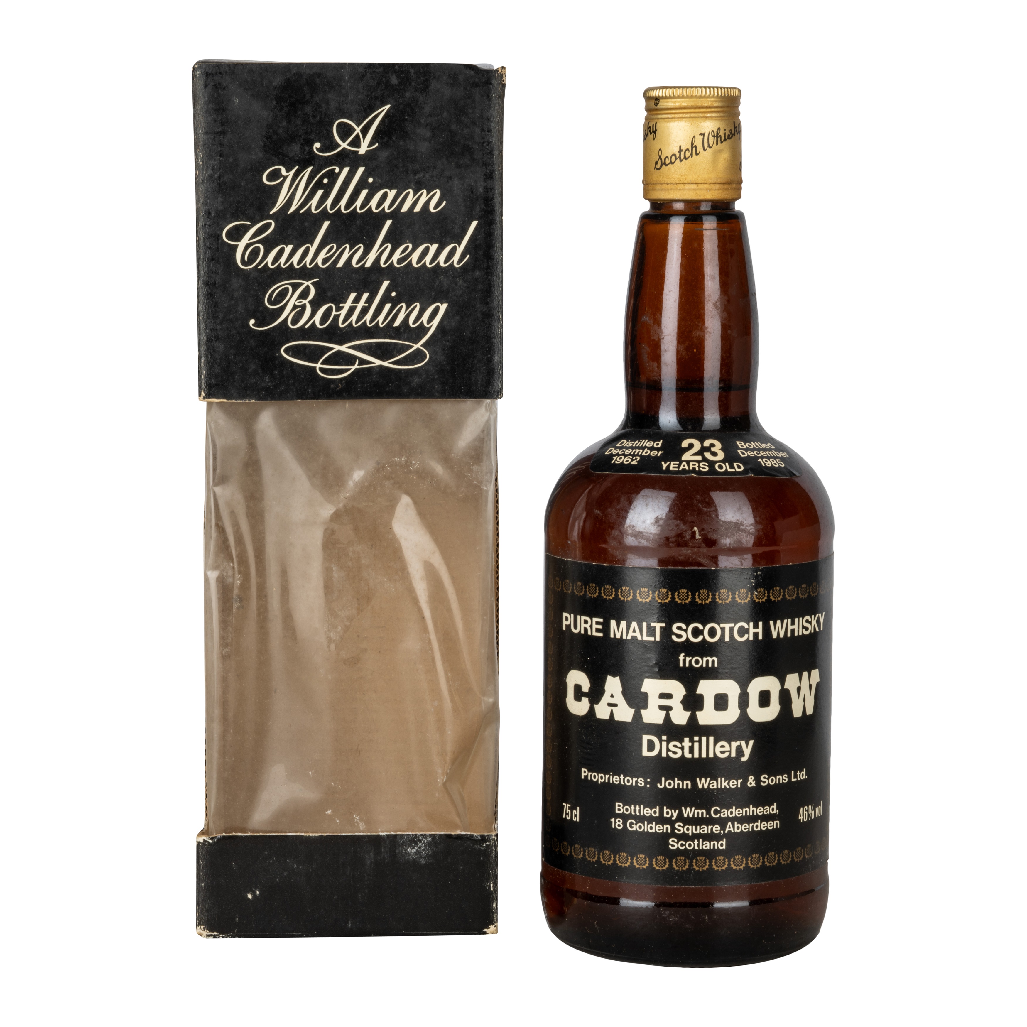 Cardow (Cardhu) 1962 - 23 year Old - 1 bottle Speyside, Single Malt ...