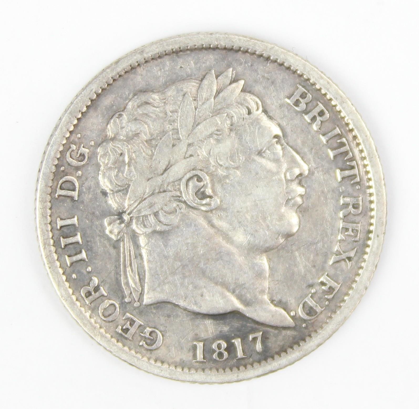 Single owner Shilling collection - George III (1760-1820) - 1817 silver ...
