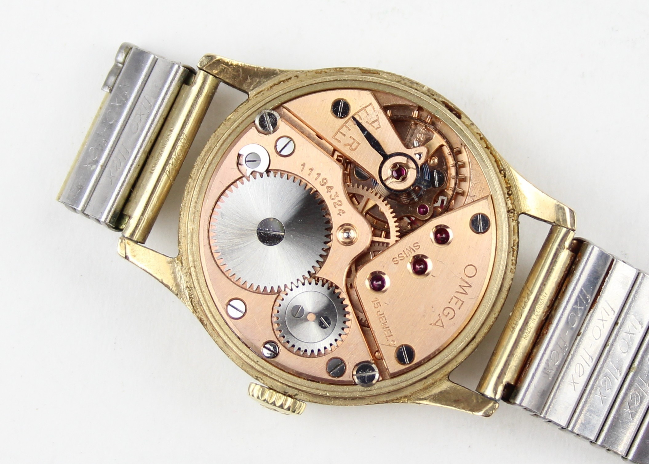 Omega Watches - a 9ct gold cased Omega wristwatch with hand wind ...