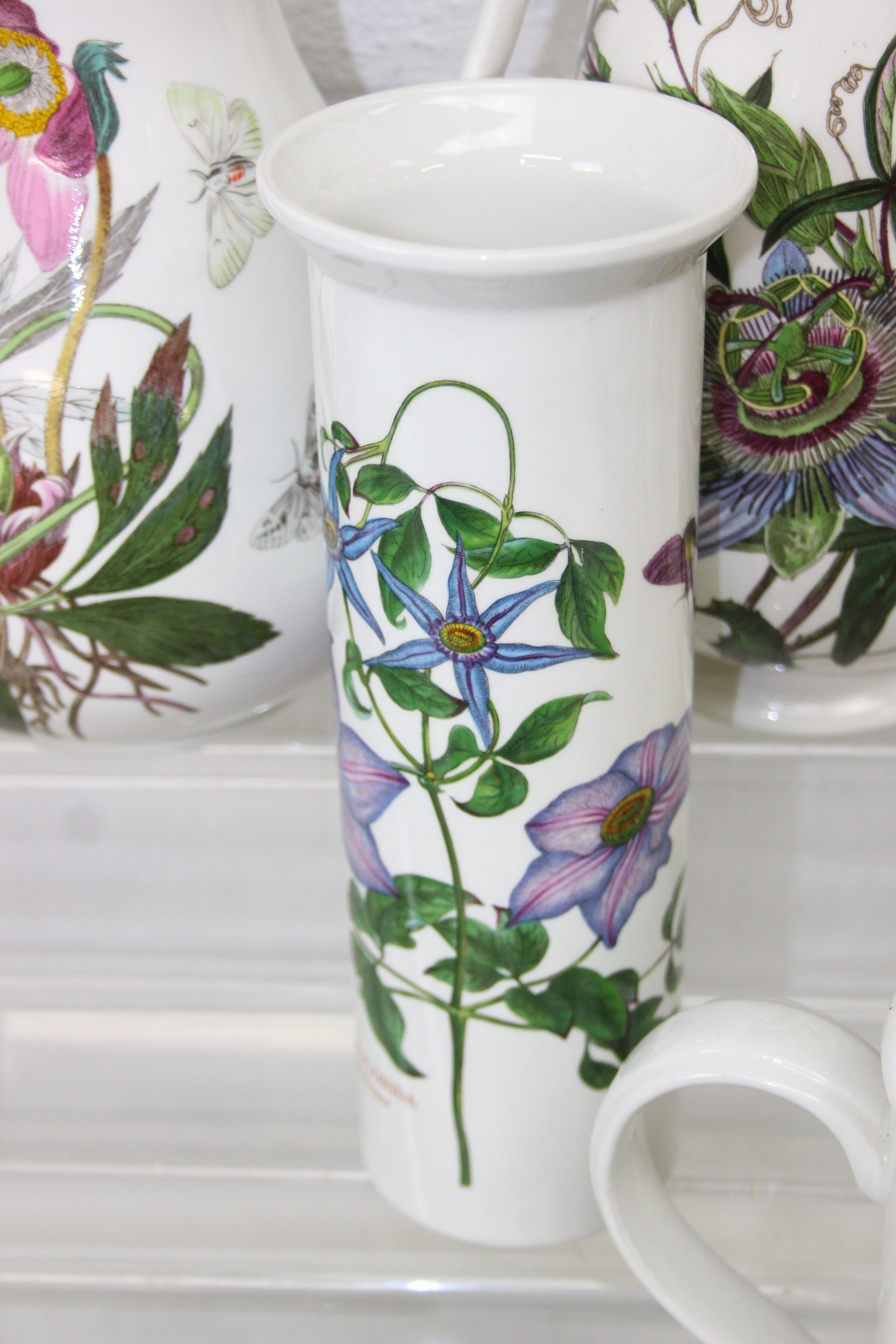 A large qty of assorted Portmeirion ceramics to inc a number of vases ...