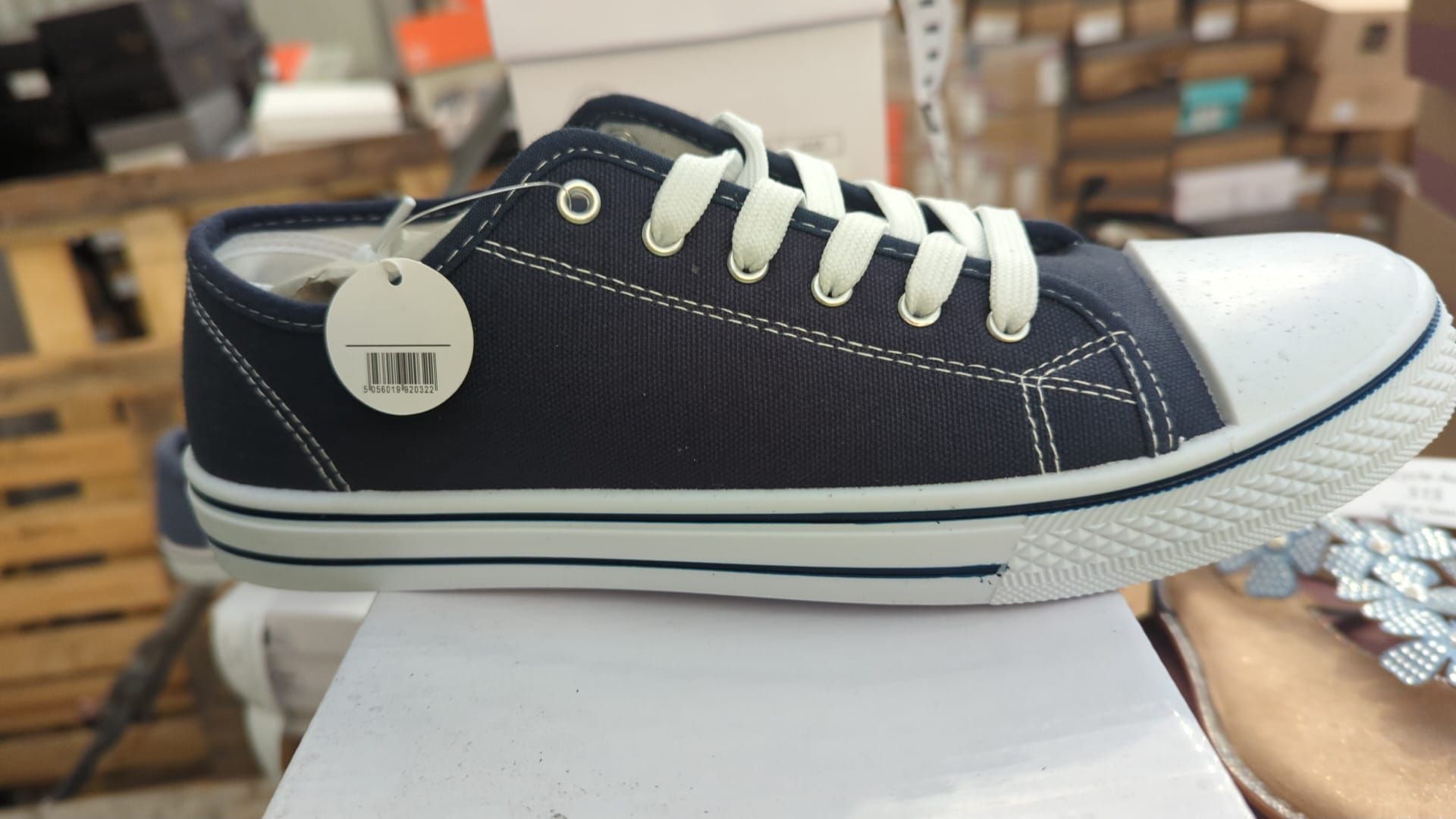 Grade-C0 ref LOT509 TJC Urban Jacks BALTIMORE Mens Canvas Lace Up Shoe ...