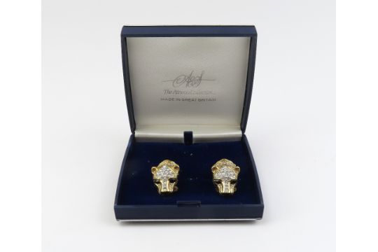 An Atwood Collection gold plated and paste set necklace, the brick ...