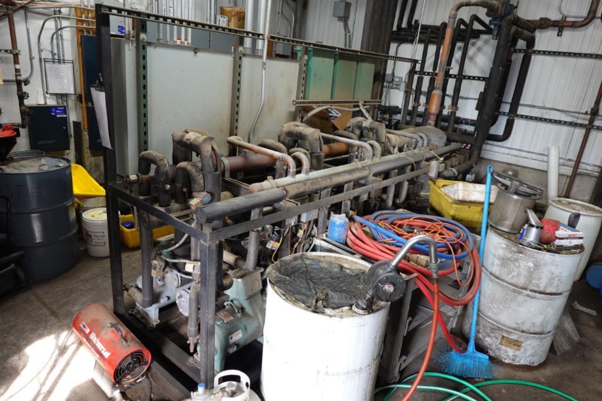 Freon compressor skid with 6 compressors**{3rd Party Simple Rigging and ...