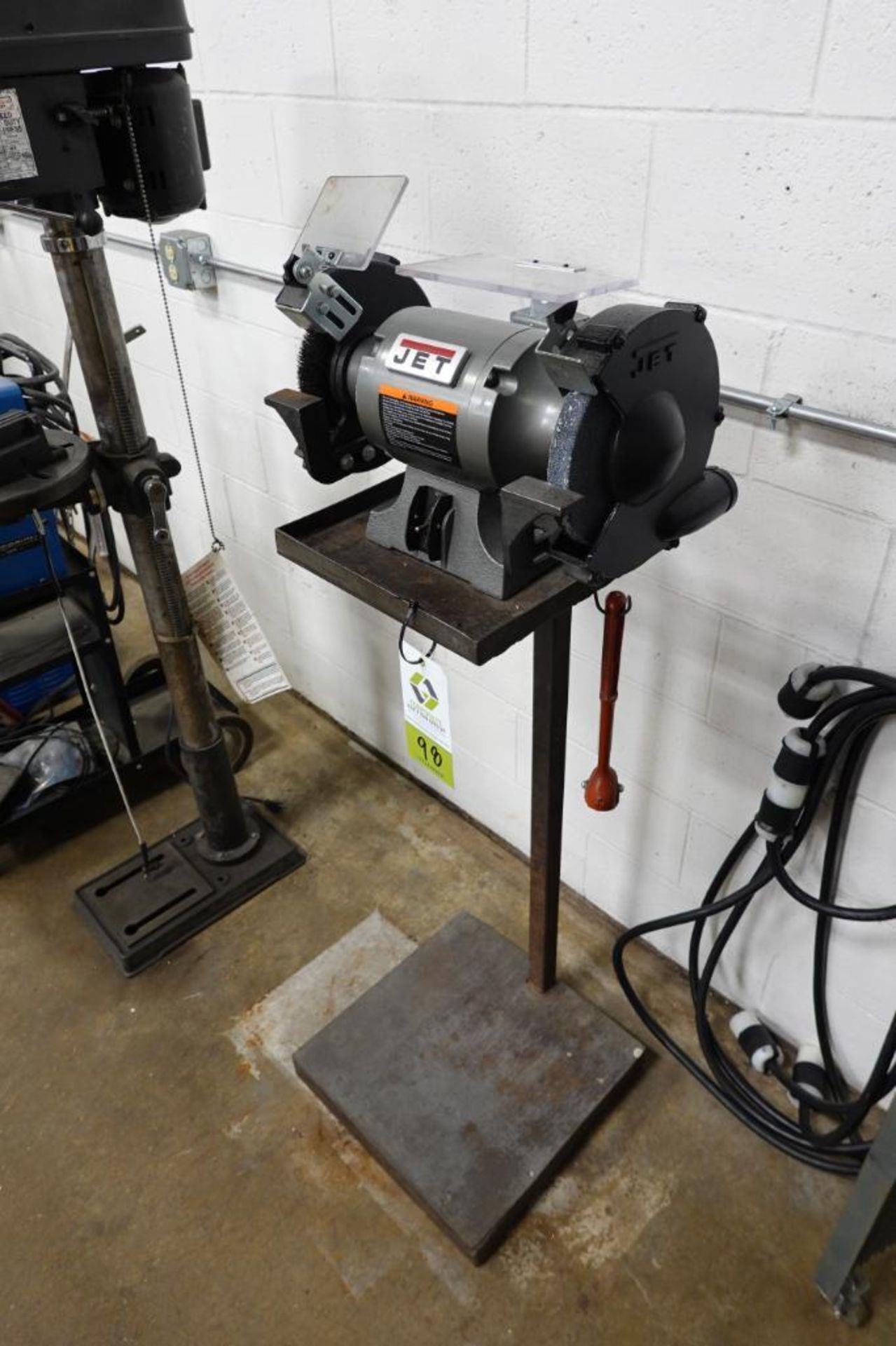 Jet 8 inch bench grinder, 115 volt **{3rd Party Simple Rigging and ...