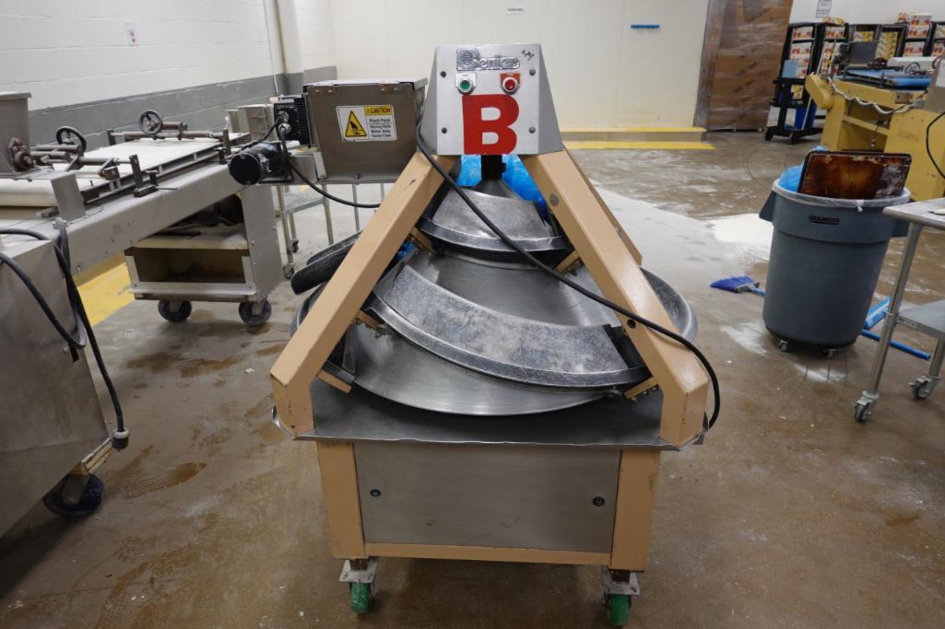 Benier conical dough rounder, Model CO5L, 42 in. tall discharge, SS ...
