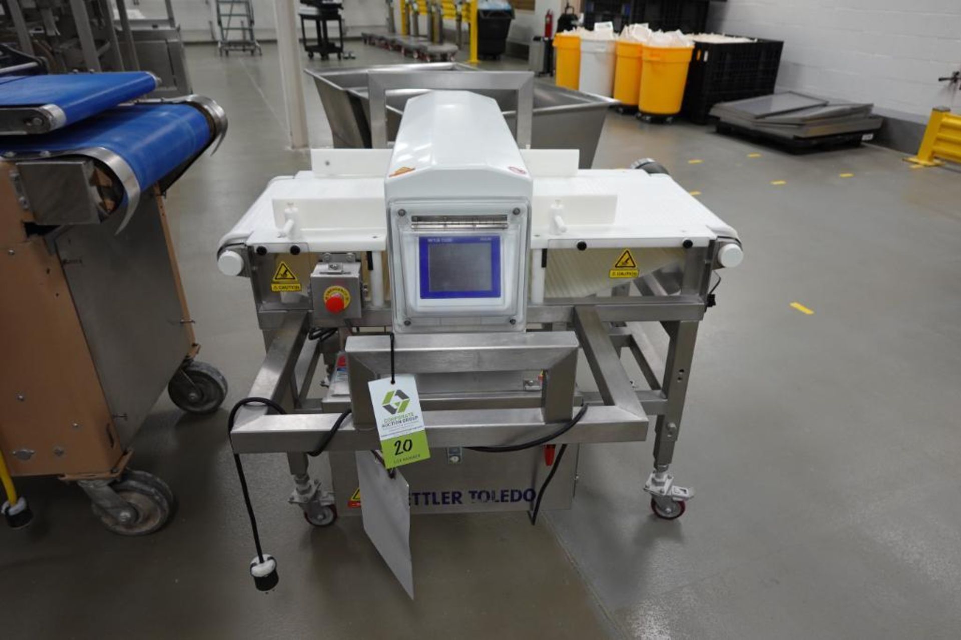 2016 Mettler Toledo metal detector with conveyor, Model Signature Touch ...