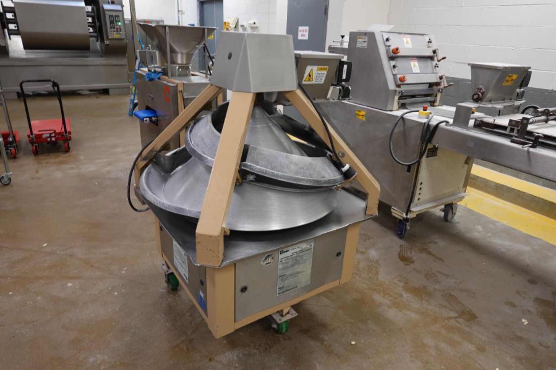 Benier conical dough rounder, Model CO5L, 42 in. tall discharge, SS ...