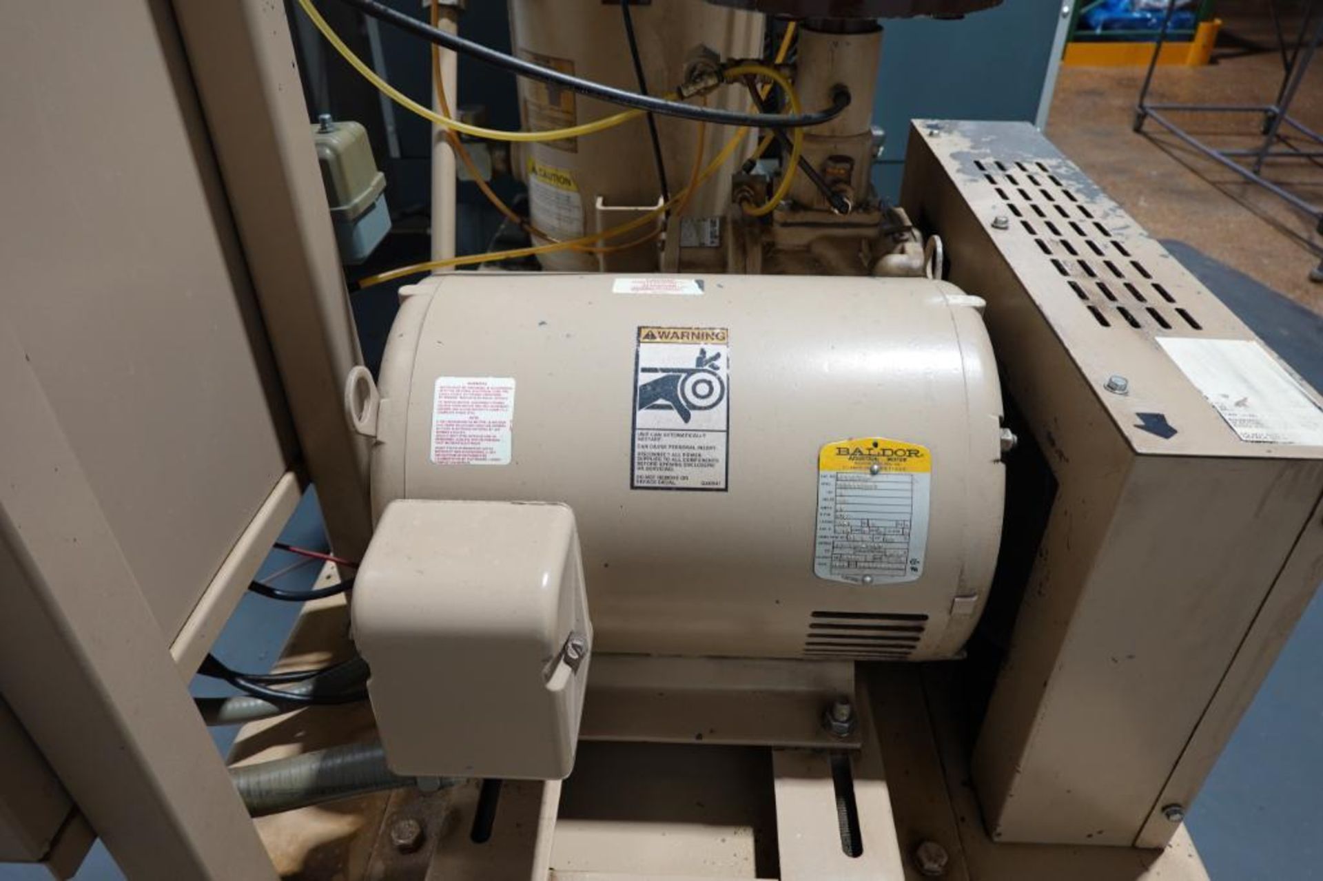 Curtis 20 hp air compressor, Model R/S20A A/E B101, 82 cfm, 125 psi ...