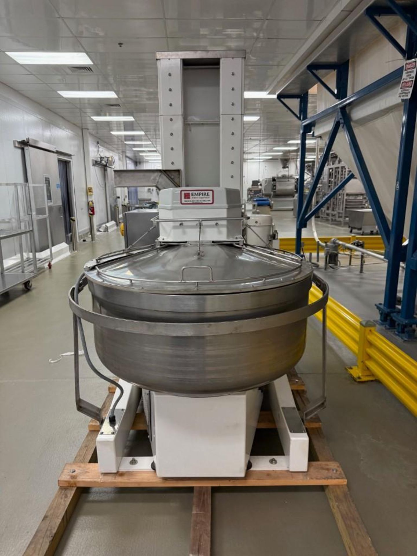 Rebuilt Empire Logiudice tiltable bowl mixer, Model AR1-300, SS bowl 43 ...