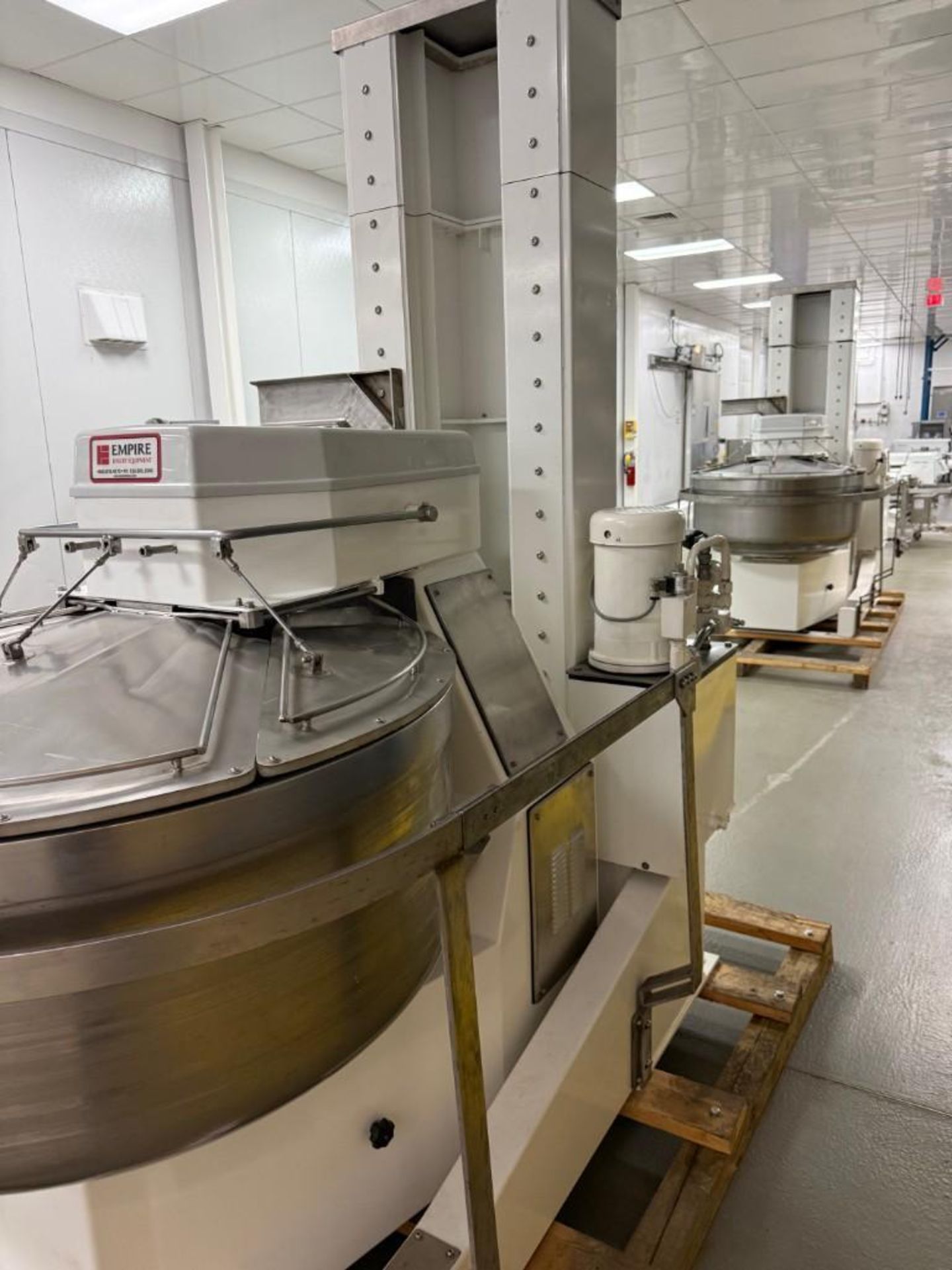 Rebuilt Empire Logiudice tiltable bowl mixer, Model AR1-300, SS bowl 43 ...