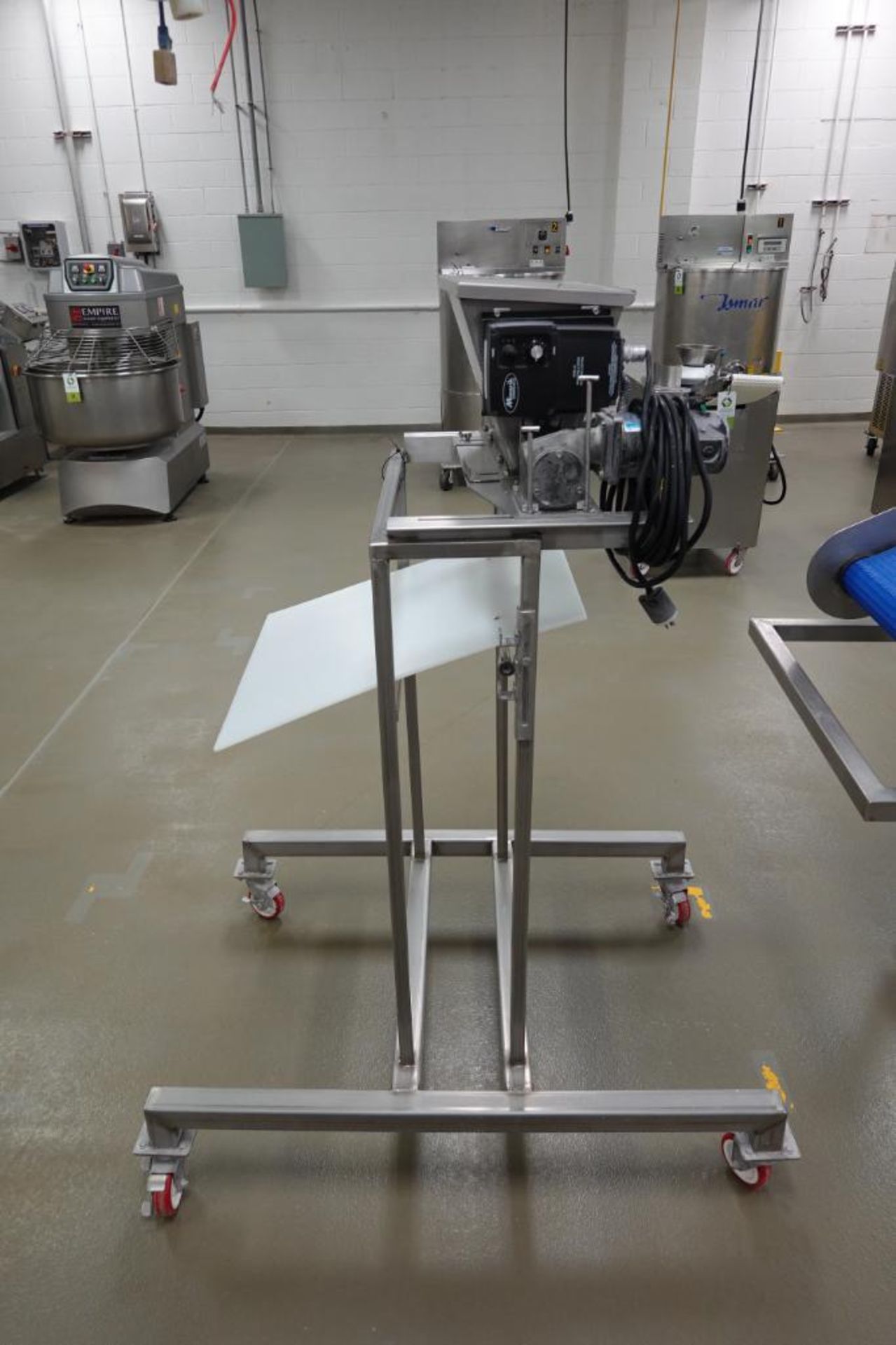 SS flour duster on cart, SS sifter with variable speed control, SS ...