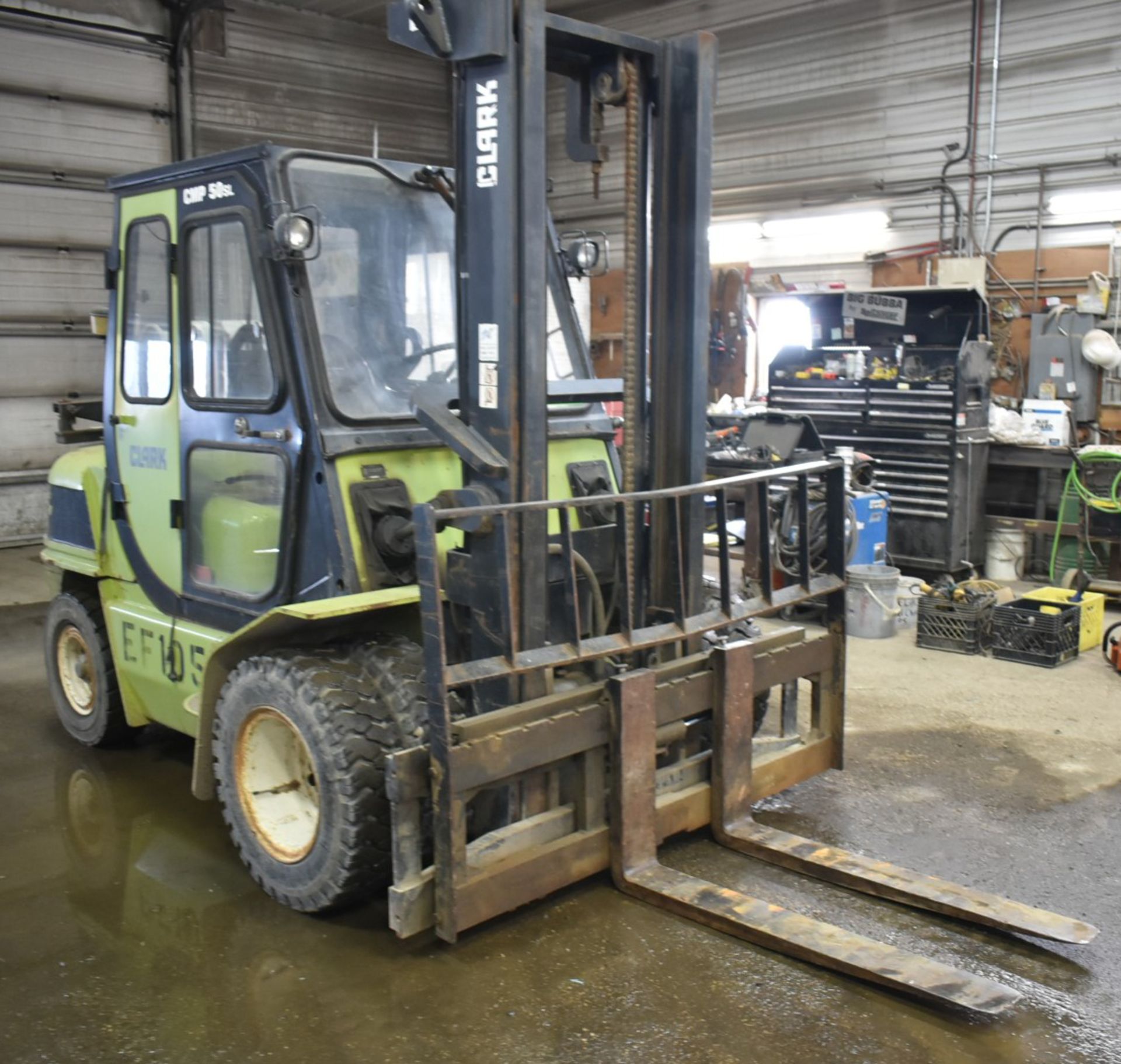 CLARK CMP0505L LPG OUTDOOR FORKLIFT WITH 9500LBS CAPACITY, 146" MAX ...