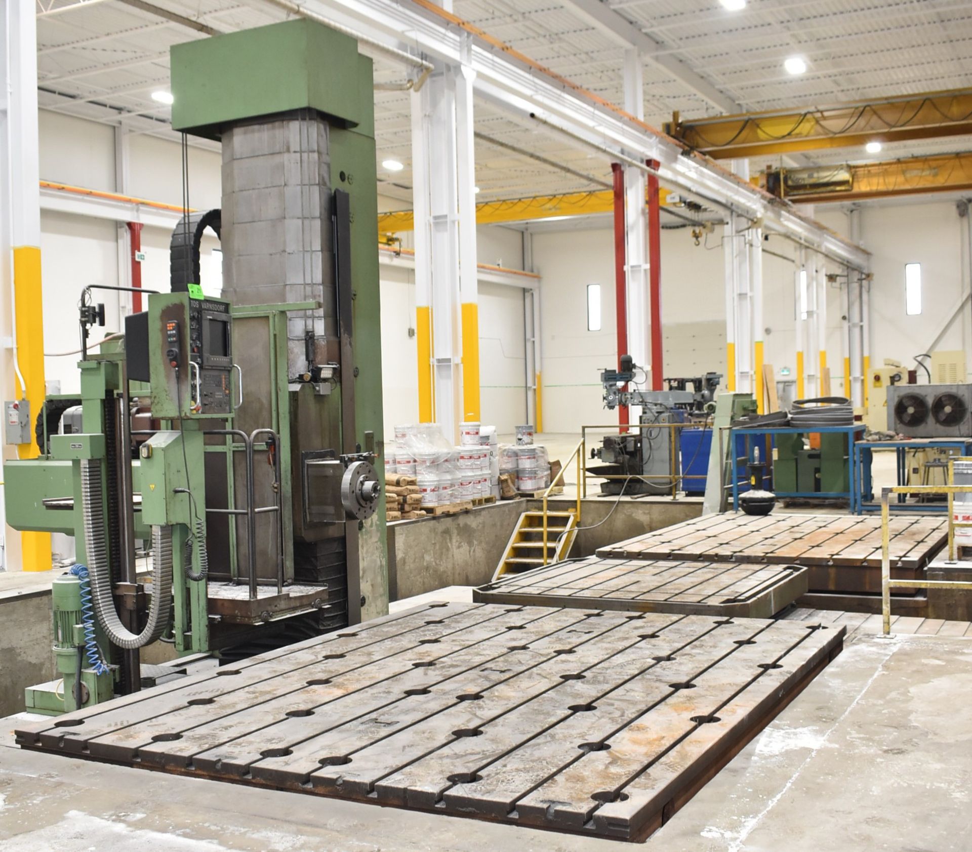 TOS VARNSDORF WPD 130 CNC FLOOR-TYPE HORIZONTAL BORING MILL WITH ...