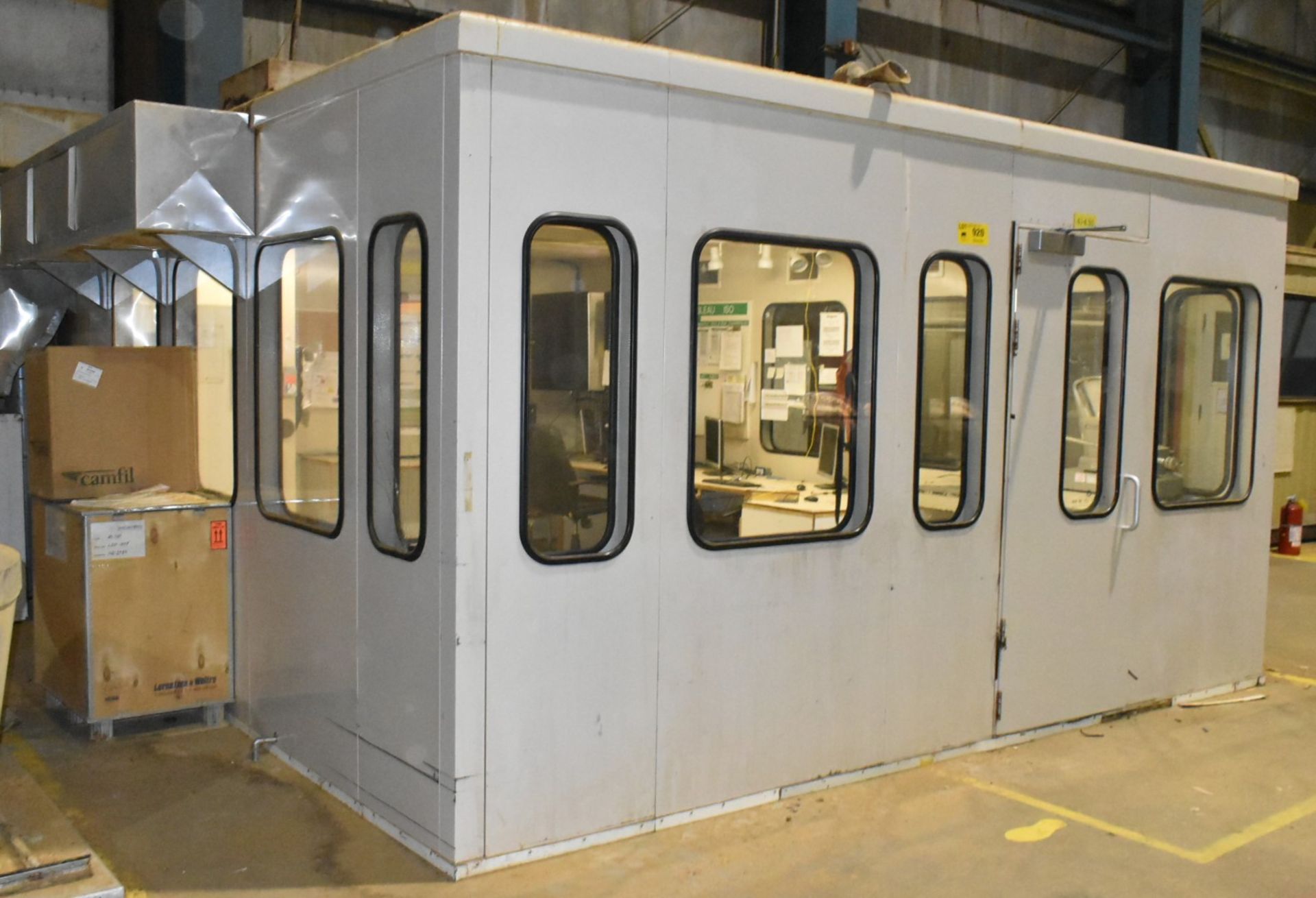 LOT/ MECART APPROX. 183" X 220" X 101" HIGH MODULAR SOUND-PROOF OFFICE ...