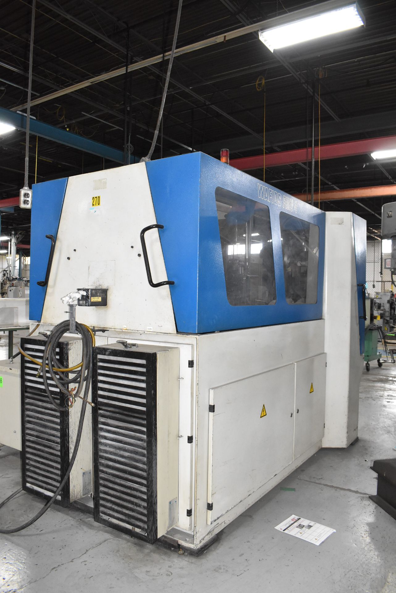WAFIOS FMU4 CNC SERVO SPRING COILING MACHINE WITH WAFIOS CNC CONTROL, 1 ...