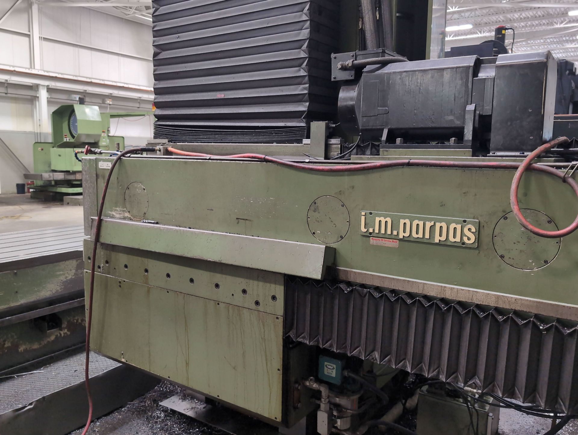 { Group of lots: 25, 26 } PARPAS SL100/2500 CNC BED TYPE HORIZONTAL ...