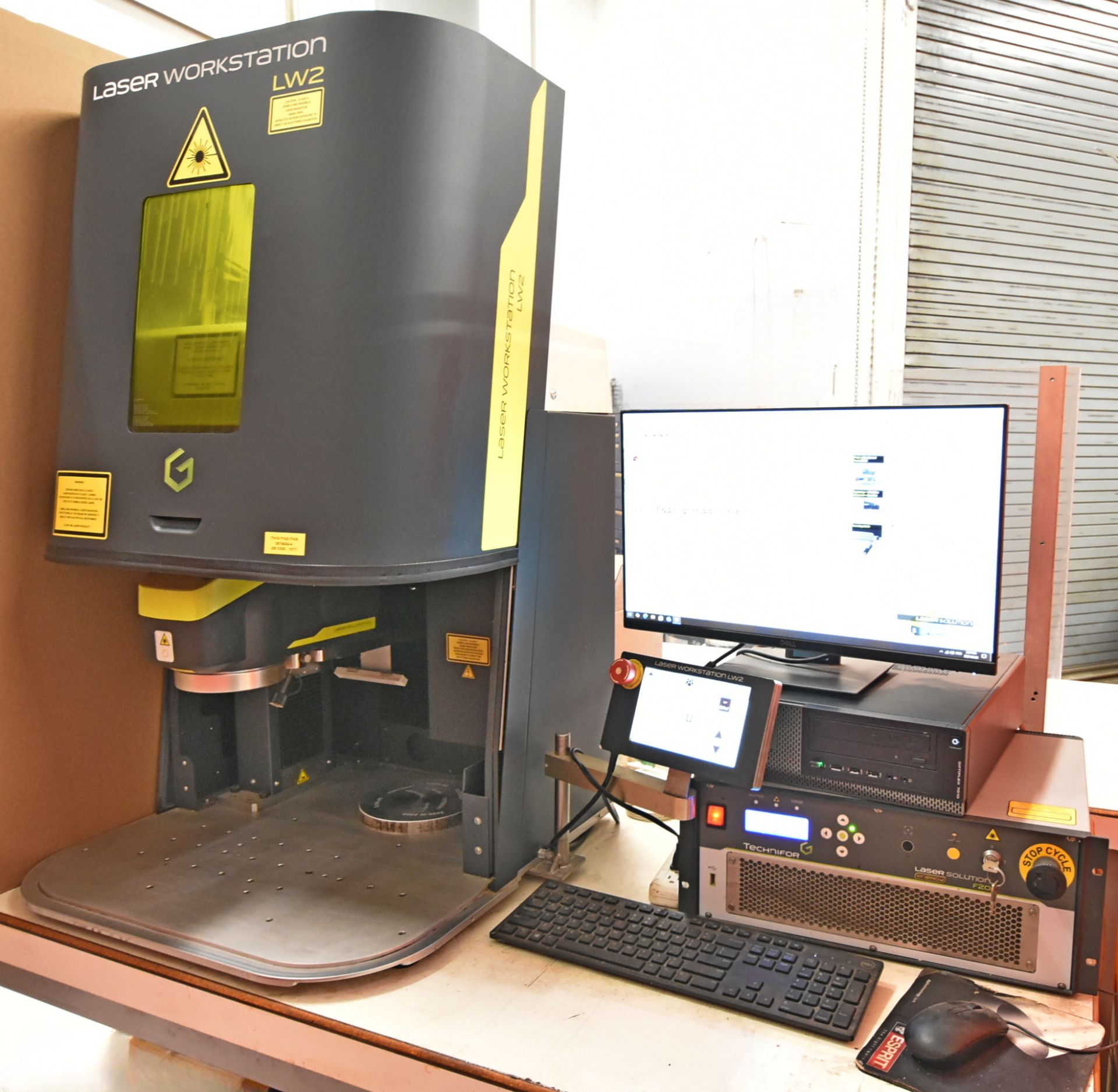 GRAVOTECH (2020) LASER WORKSTATION LW2 FULLY AUTOMATED LASER ENGRAVER ...